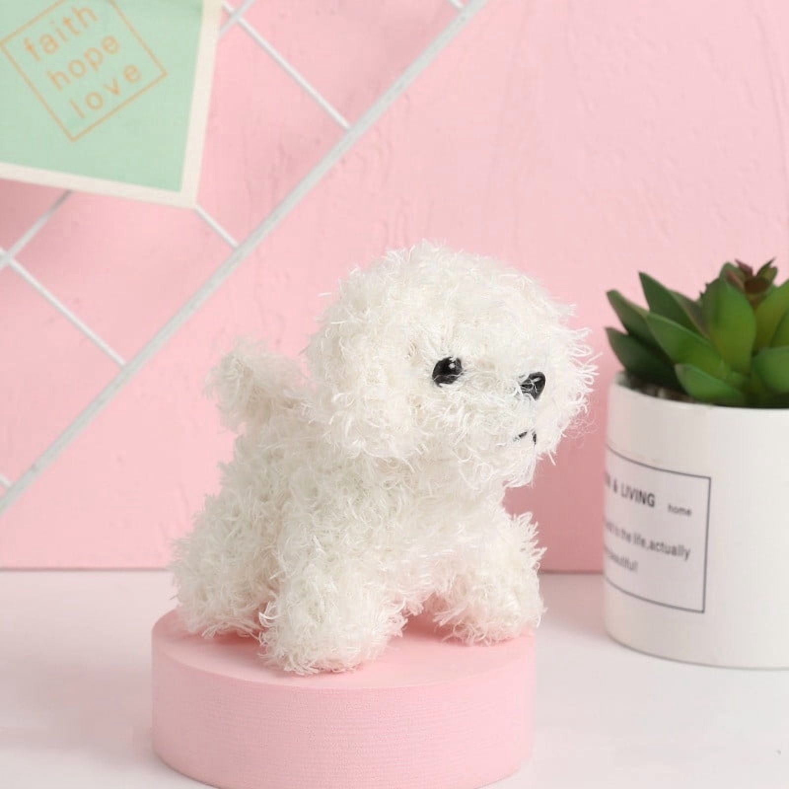 A Plush Stuffed Animal Toy, Realistic Imitation Dog Soft Toy For Kids ...
