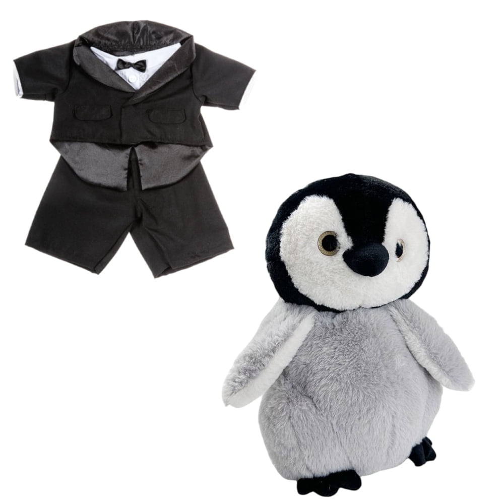 Plush Toy Chilly the Penguin with Tuxedo Suit - 16 Inch Adorable Cloth ...