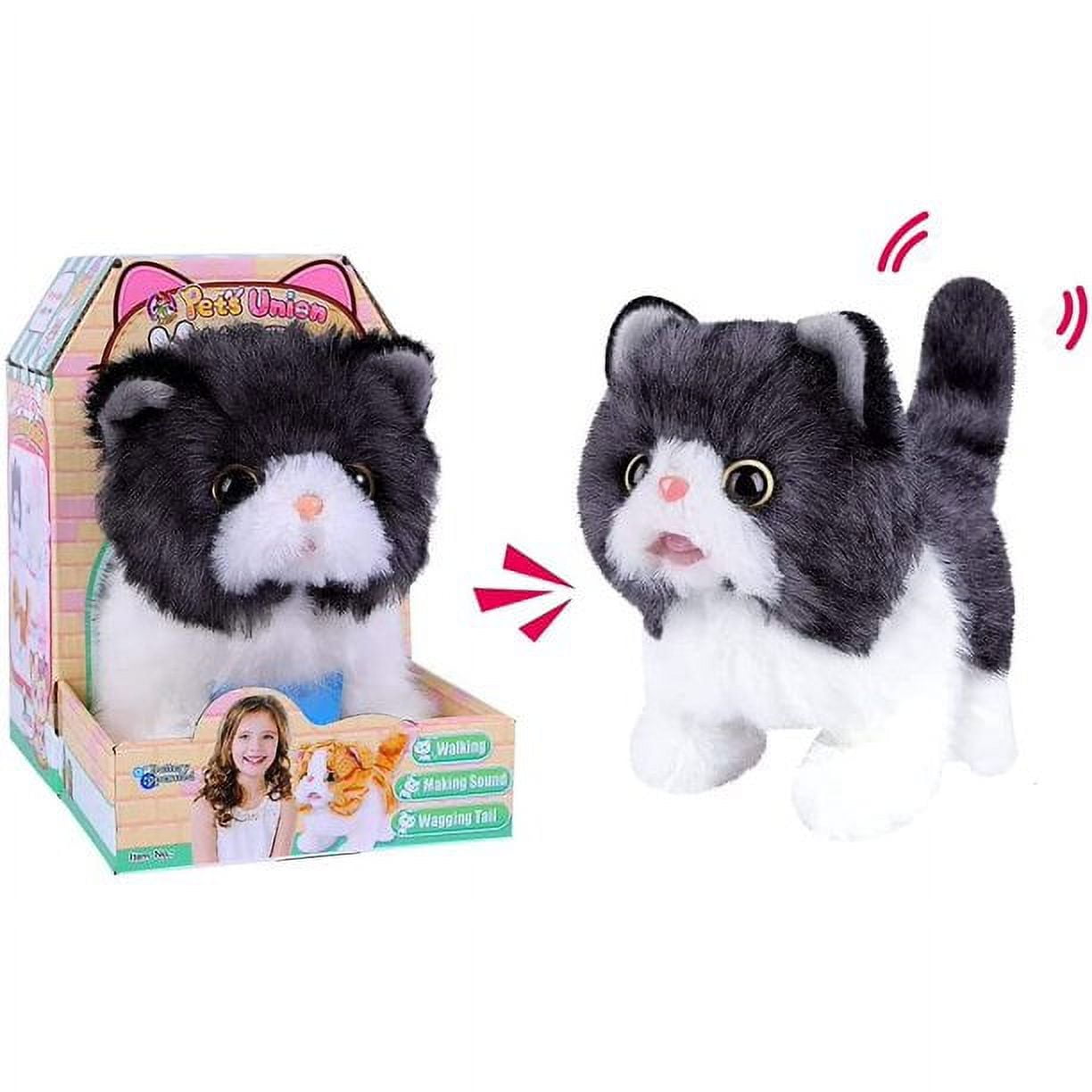Plush Toy Electronic Cat That Move and Meow WalikingLifelike ...