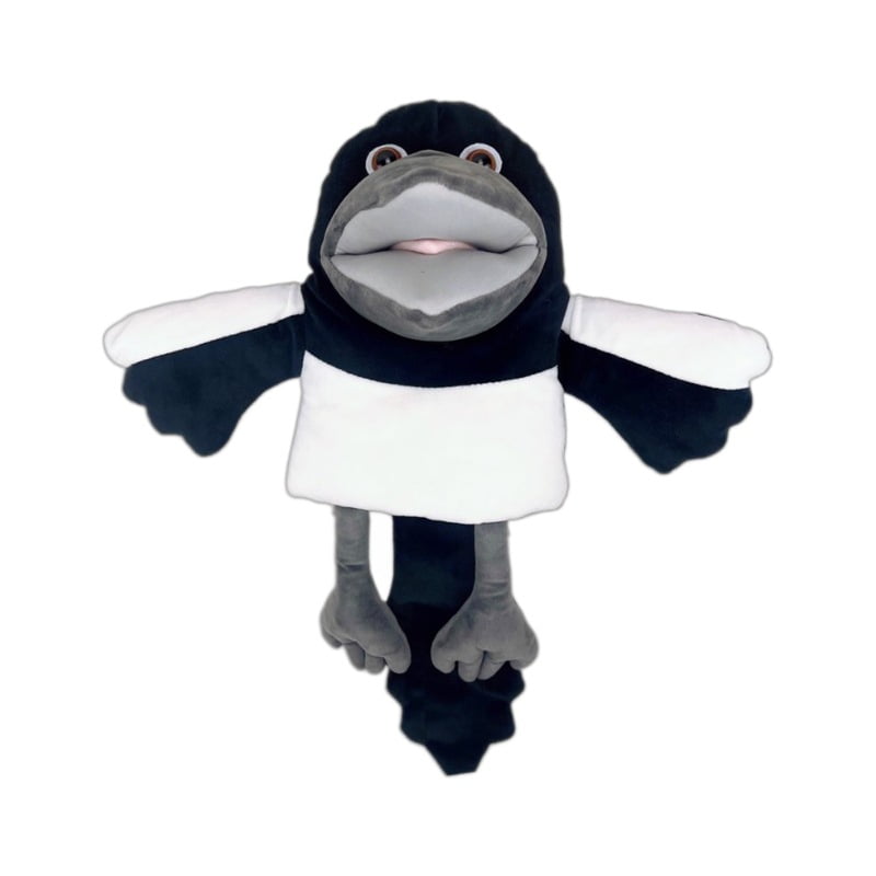Plush Toy – Maggie Magpie Hand Puppet for Kids, Soft Bird Puppet for ...