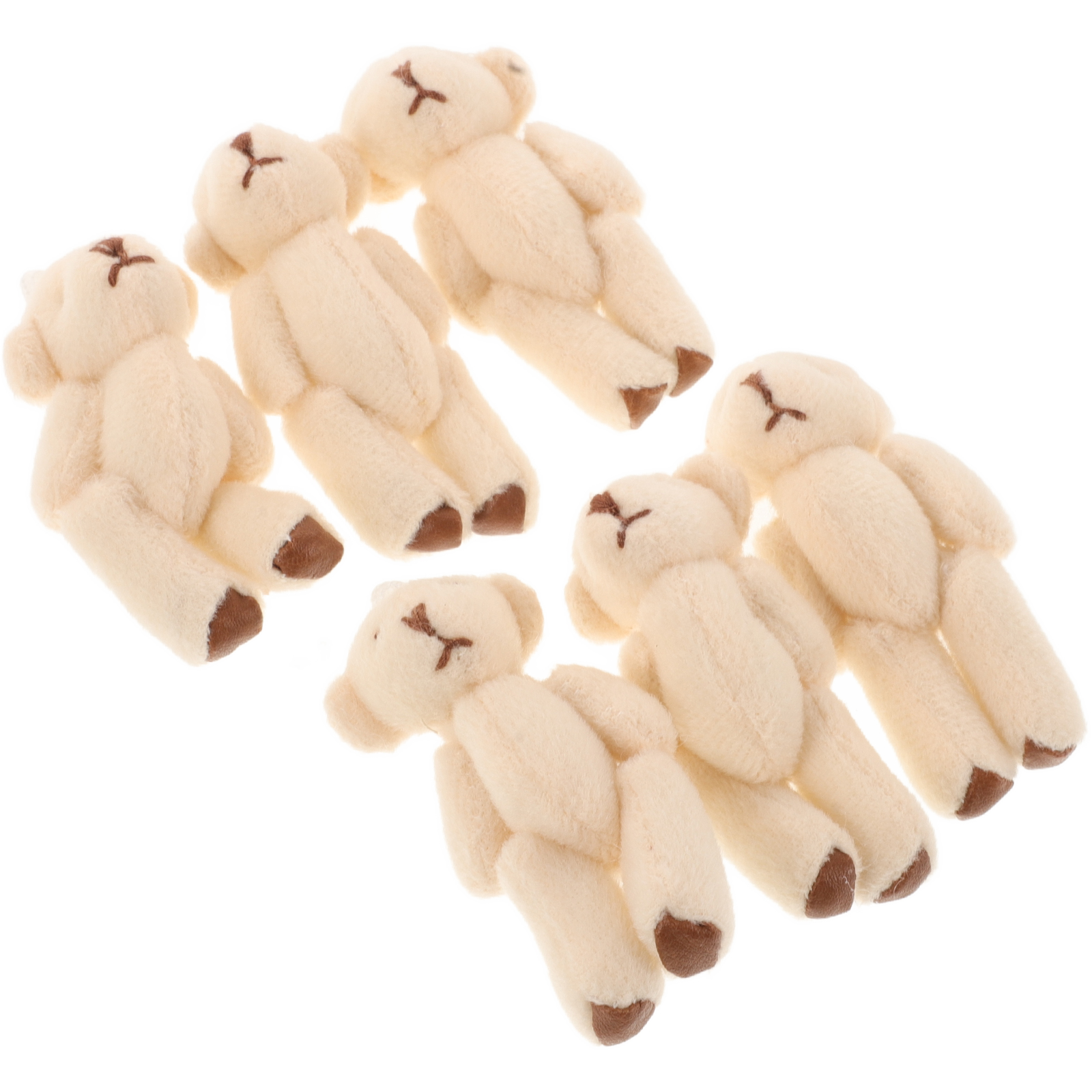 Plush Toy Pendant Dollhouse Baby Toy Mini Bear Plush Bear Dolls Plush ...