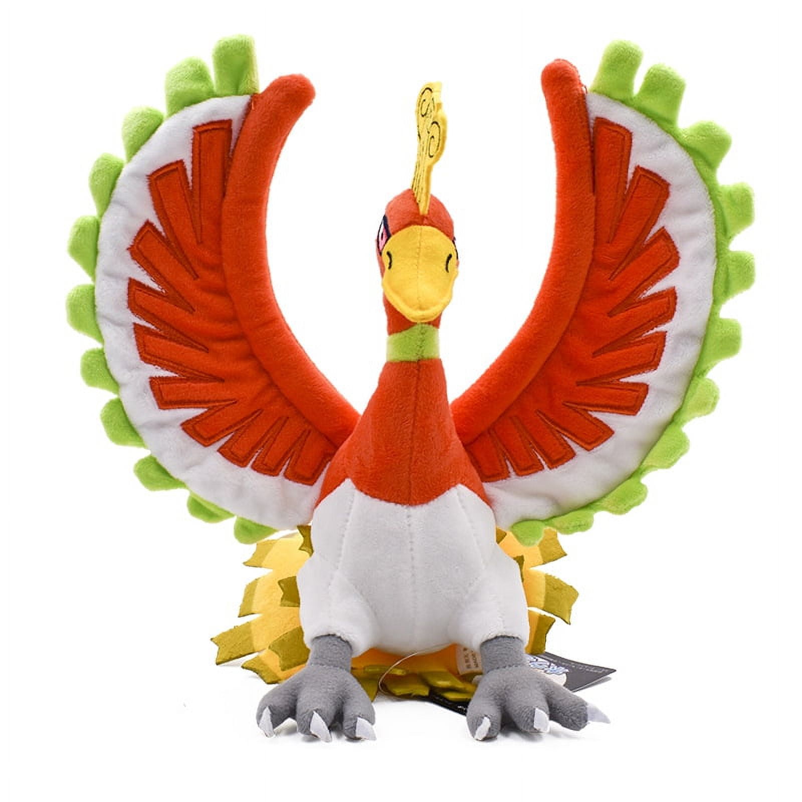 Plush Toy Phoenix King Flame Bird Childhood Doll Standable Wings Three ...