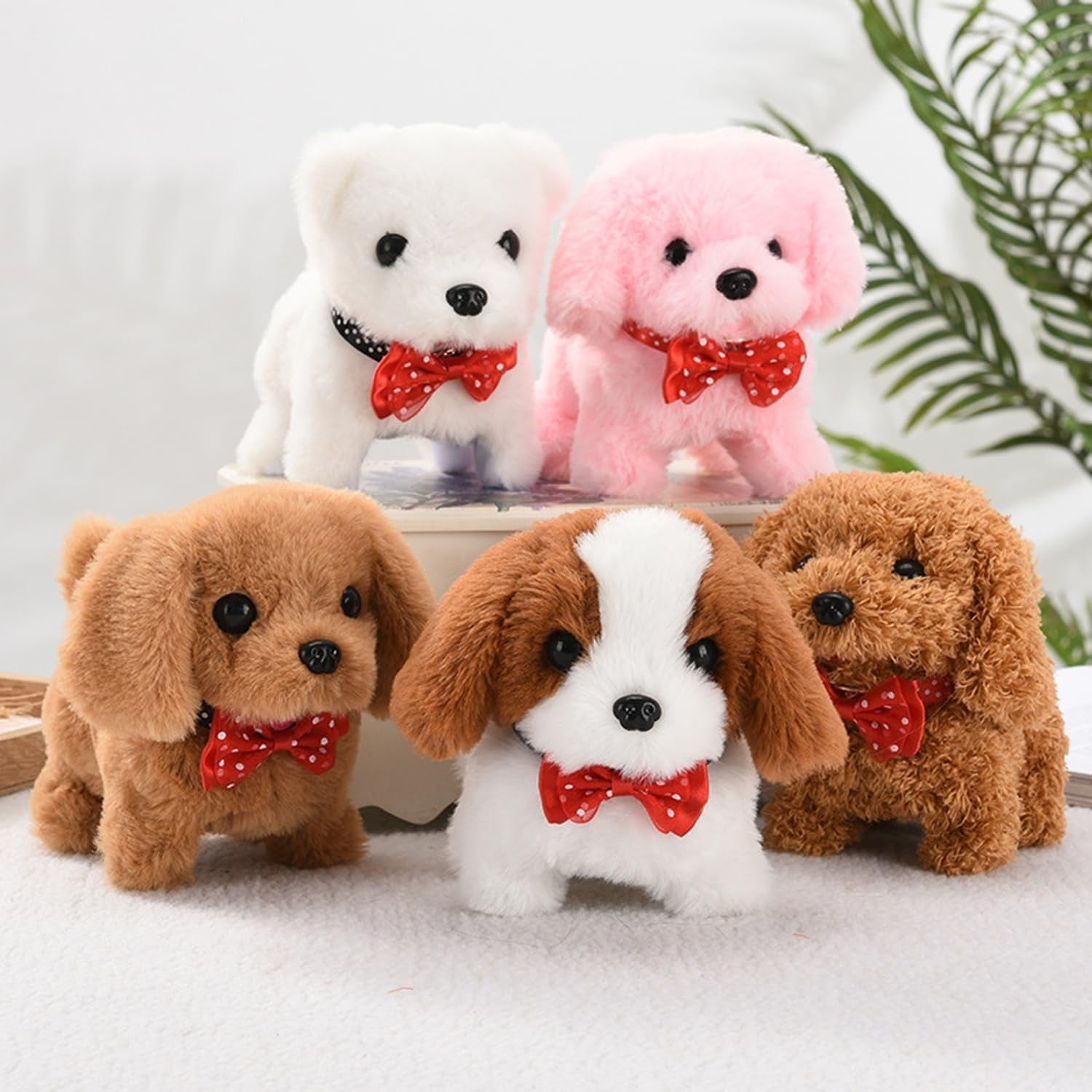 Plush Toy Puppy Electronic Interactive Pet Dog Walking Barking Tail ...