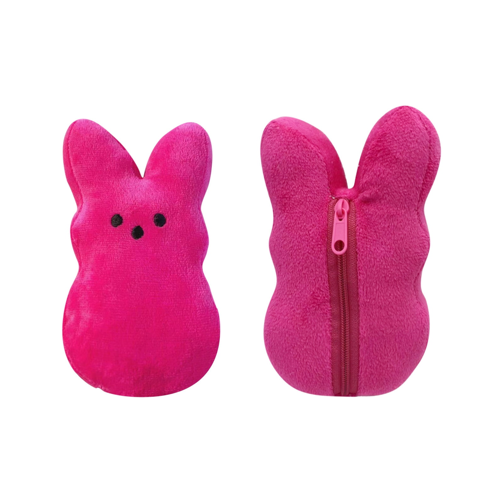 Plush Toys Animal Plush Plush Bunny Pillow With Zipper Pocket Soft ...