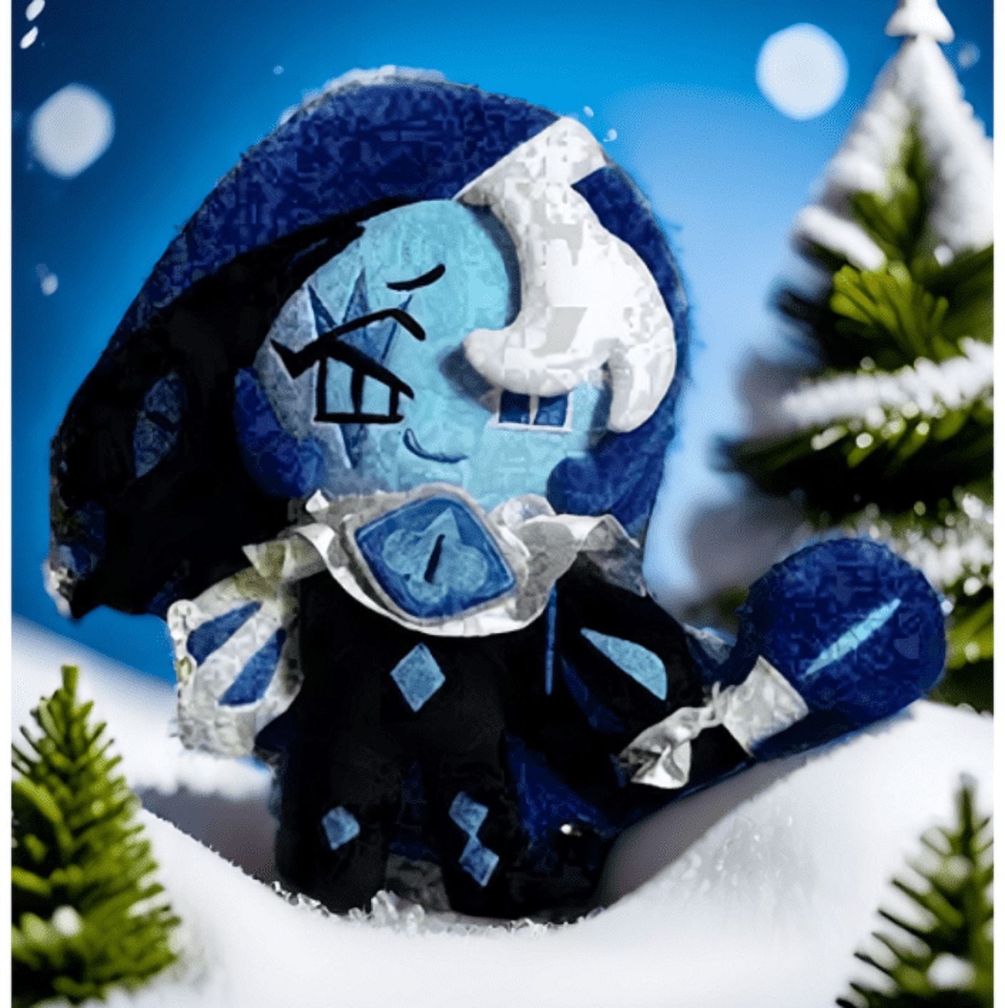Plush Toys:Cookie Run Kingdom Official Shadow Milk Cookie Plush 2PC, Unique Plush Toy That ...