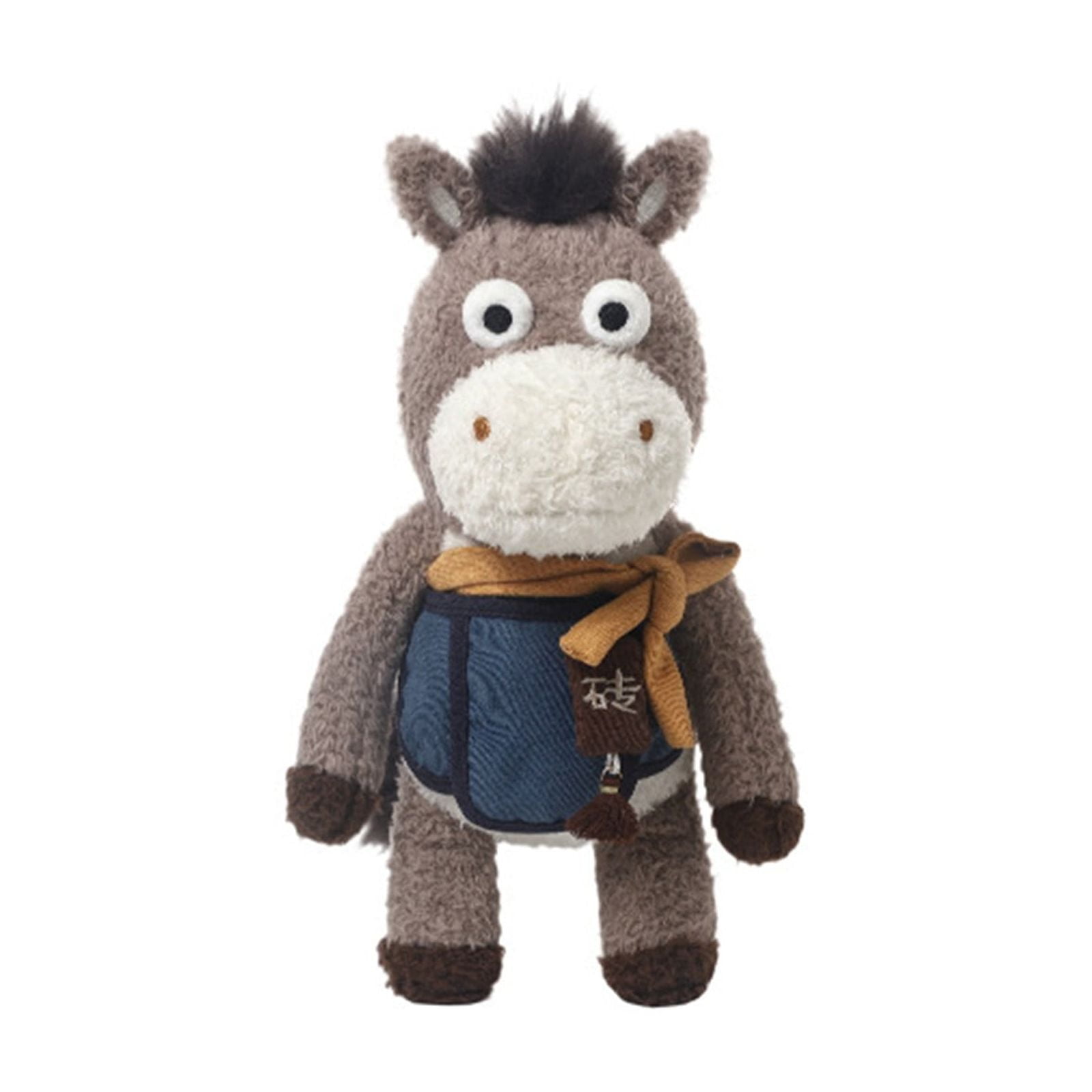 Plush Toys Cute Plushies Adorable Plush Donkey Toy With Denim Overalls ...