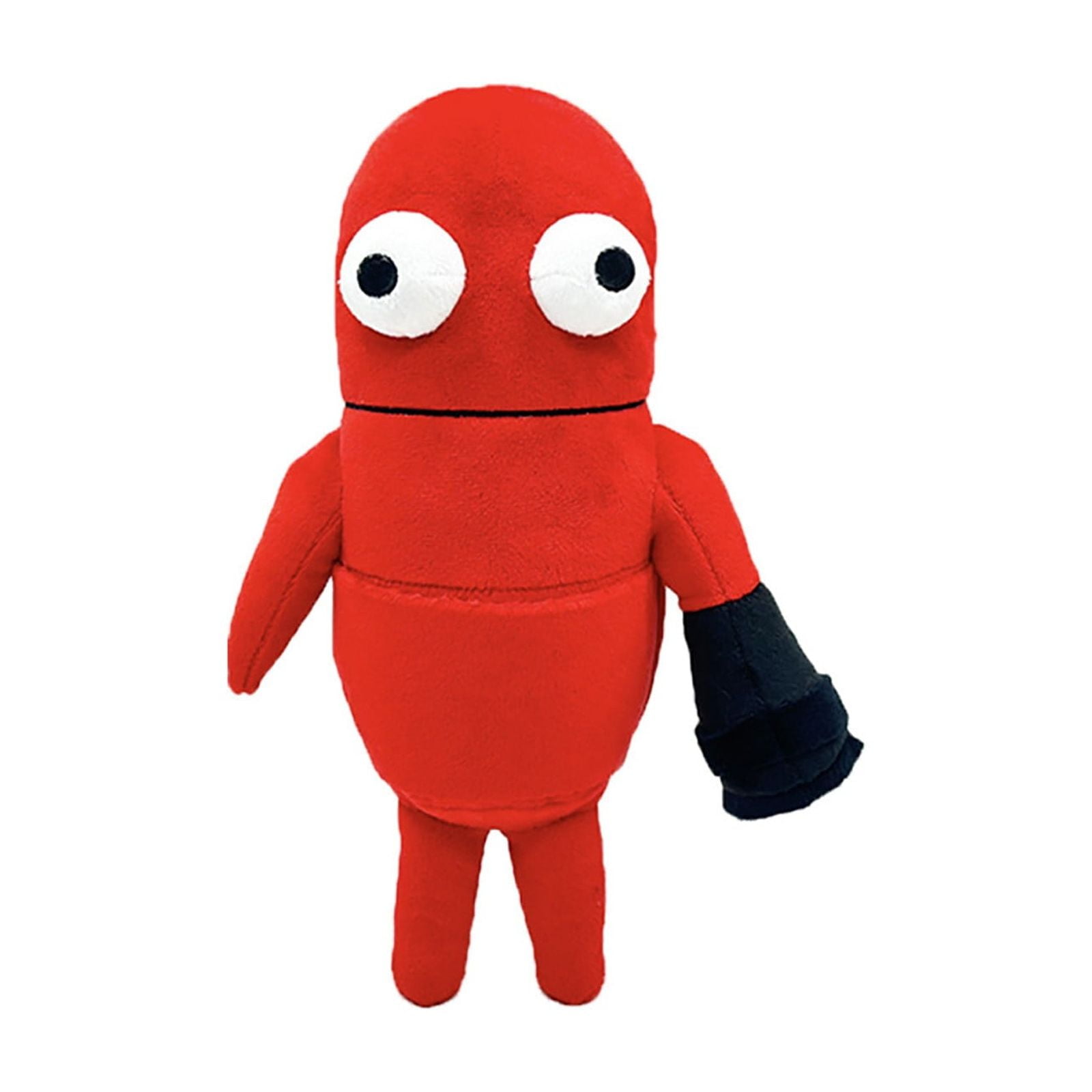 Plush Toys Plushies Adorable Red Plush Robot Toy With Movable Arm Soft ...