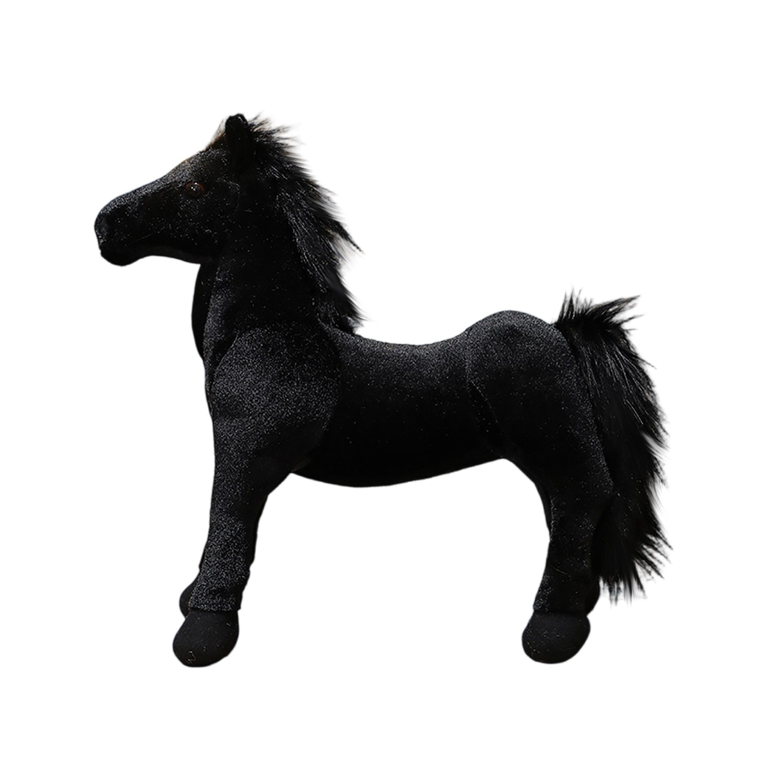 Plush White Horse Stuffed Animal Toy – Soft Cuddly Pony for Kids ...