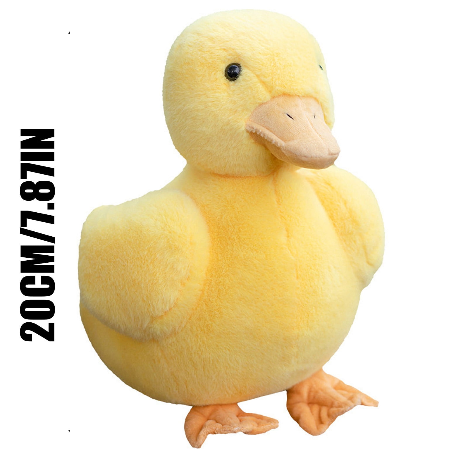 Plush Yellow Duck Toy Stuffed Animal, Small Soft Doll for Kids Baby ...