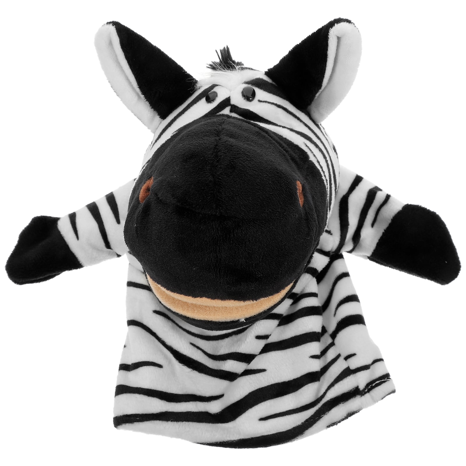 Plush Zebra Hand Puppet Toy Felt Hand Toy Storytelling Hand Plaything ...