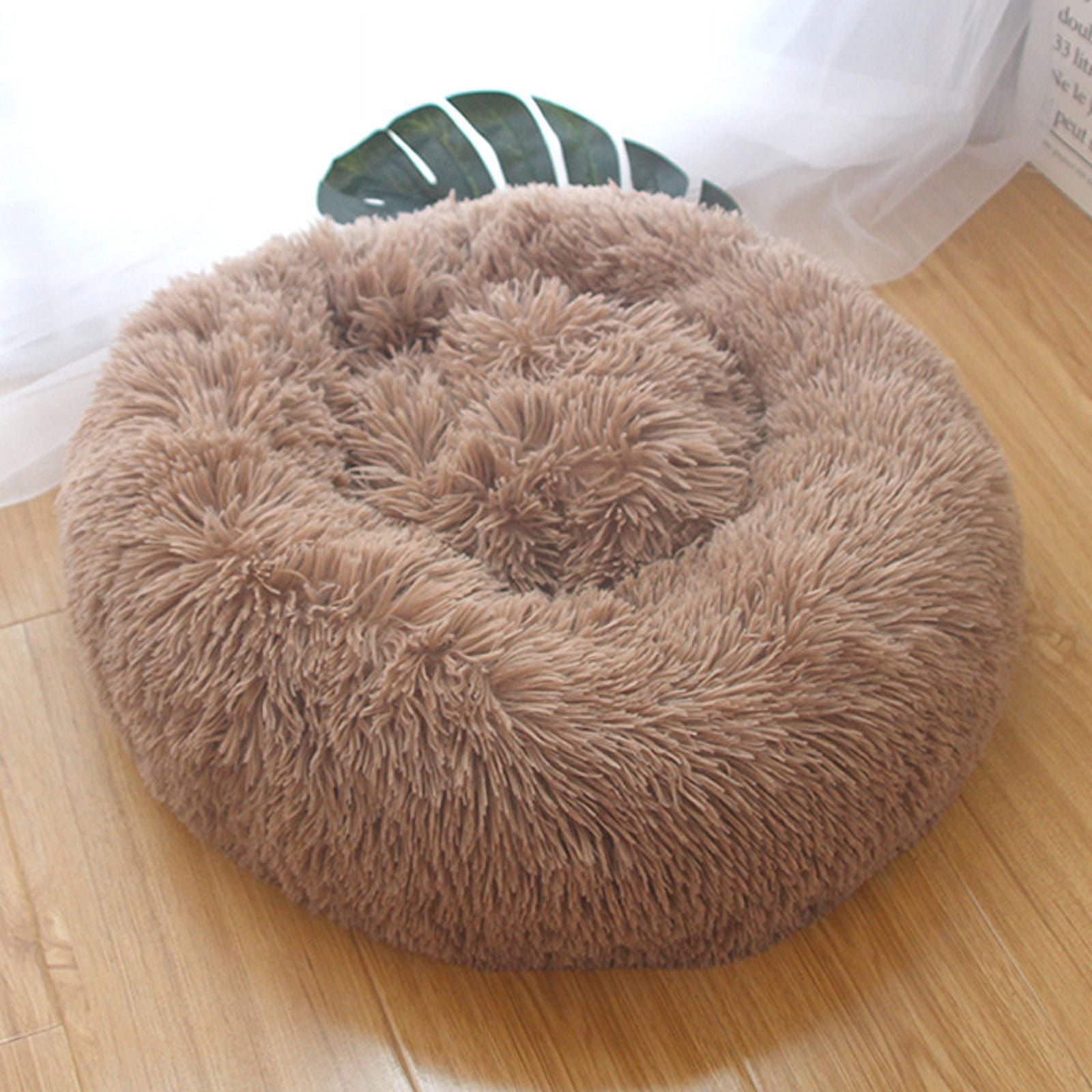 Plush cat kennel winter warm Round Pet Mat small and medium-sized dog ...