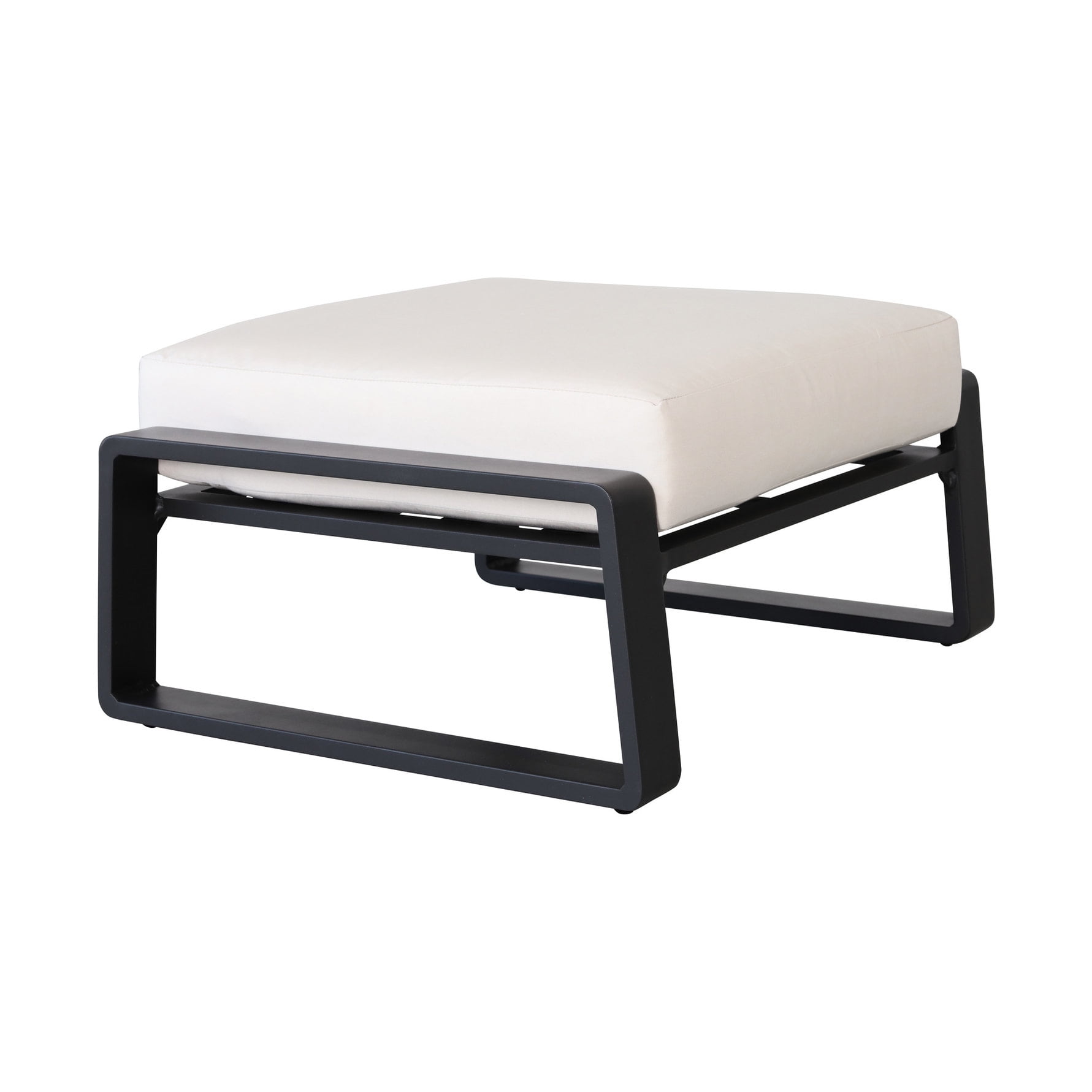 Plush cushions - Aluminum frame - Footrest or extra seat - Blend with ...