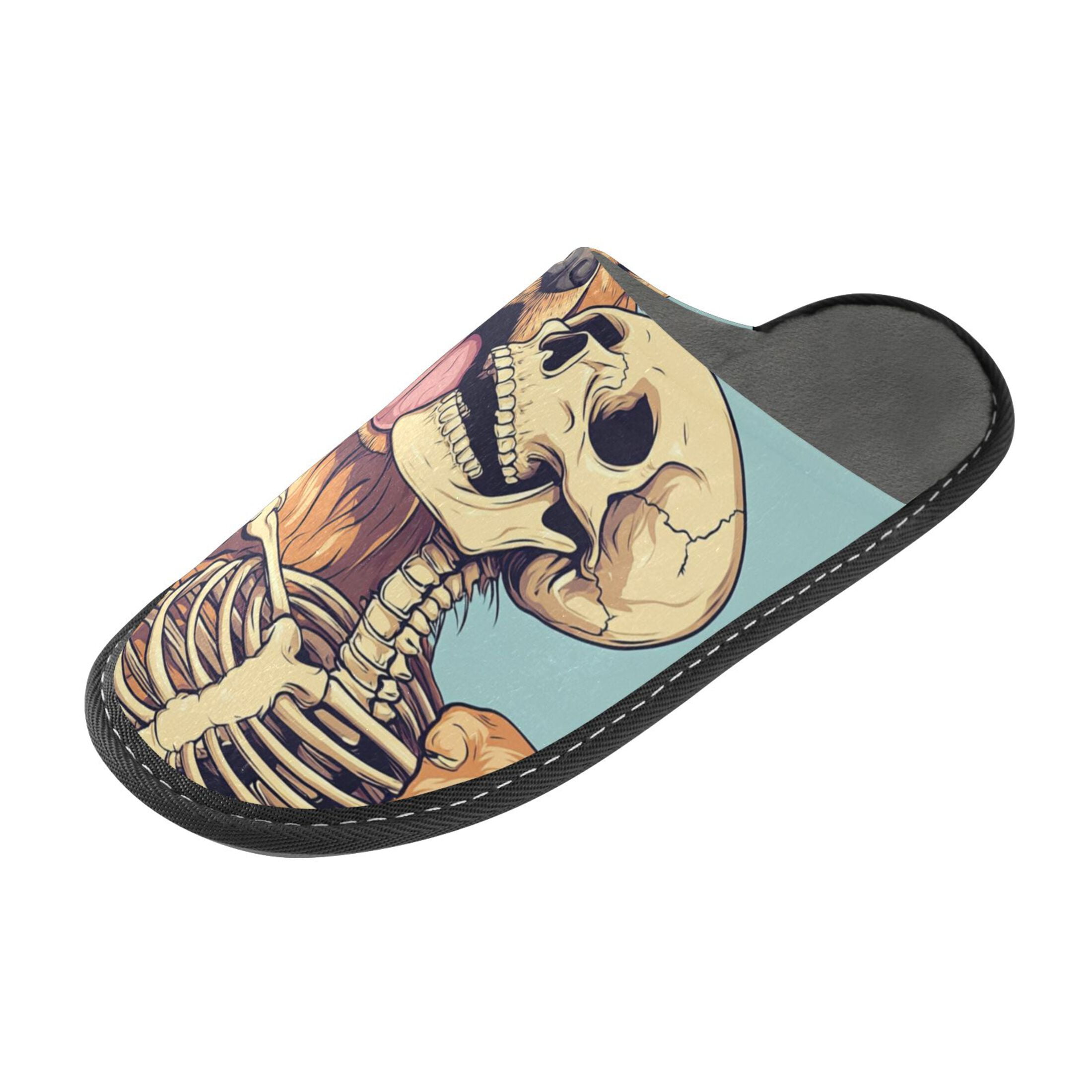 Plush rubber slippers soft gauze slippers with waterproof and wear ...