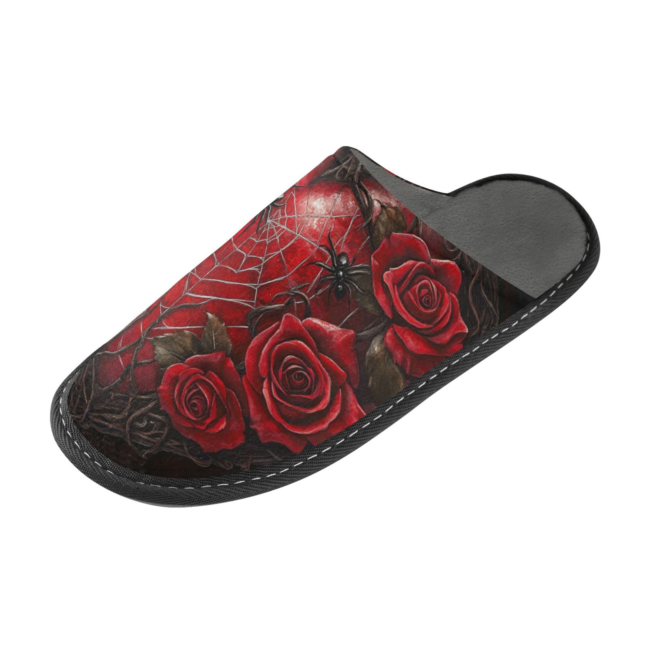 Plush rubber slippers soft gauze slippers with waterproof and wear ...