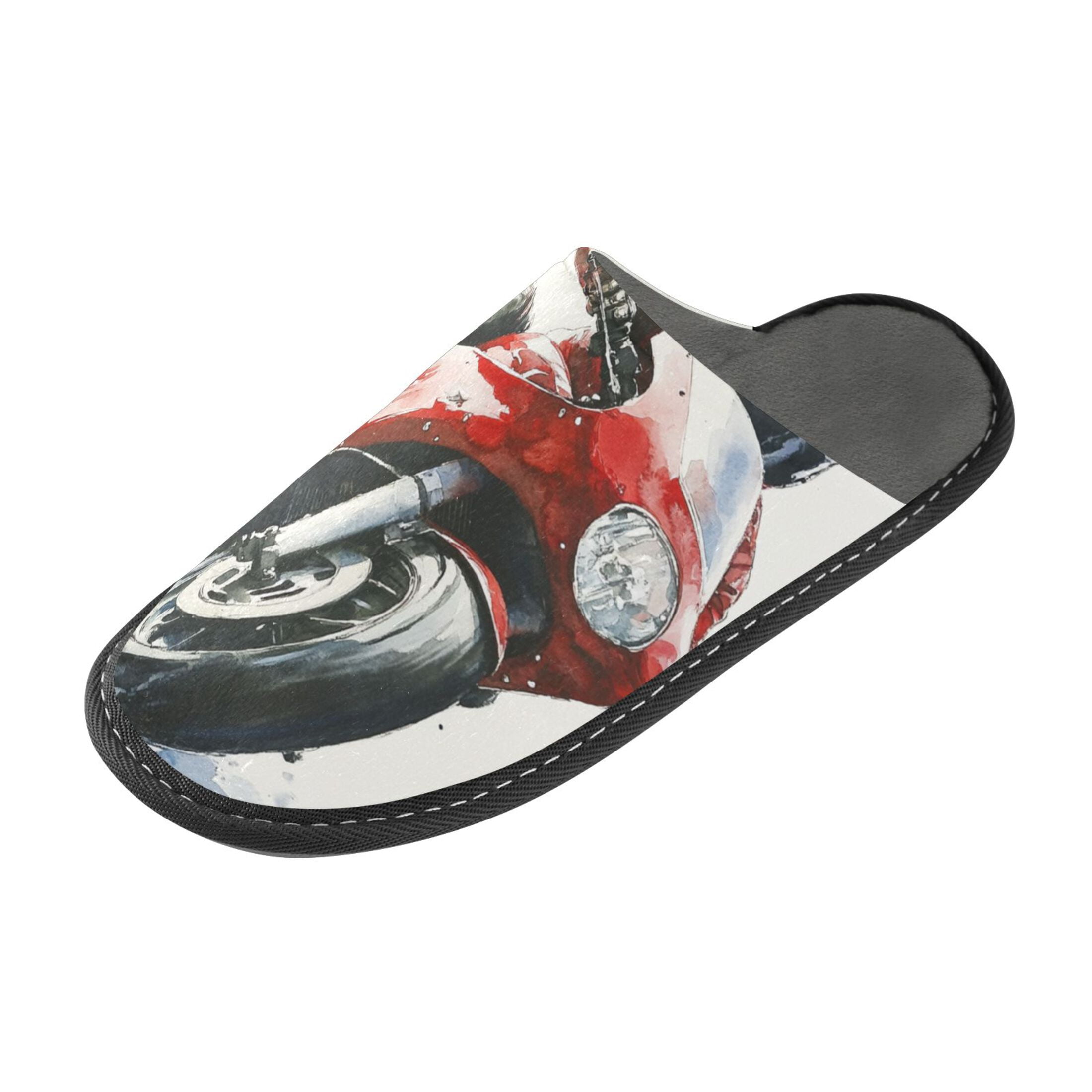 Plush rubber slippers soft gauze slippers with waterproof and wear ...