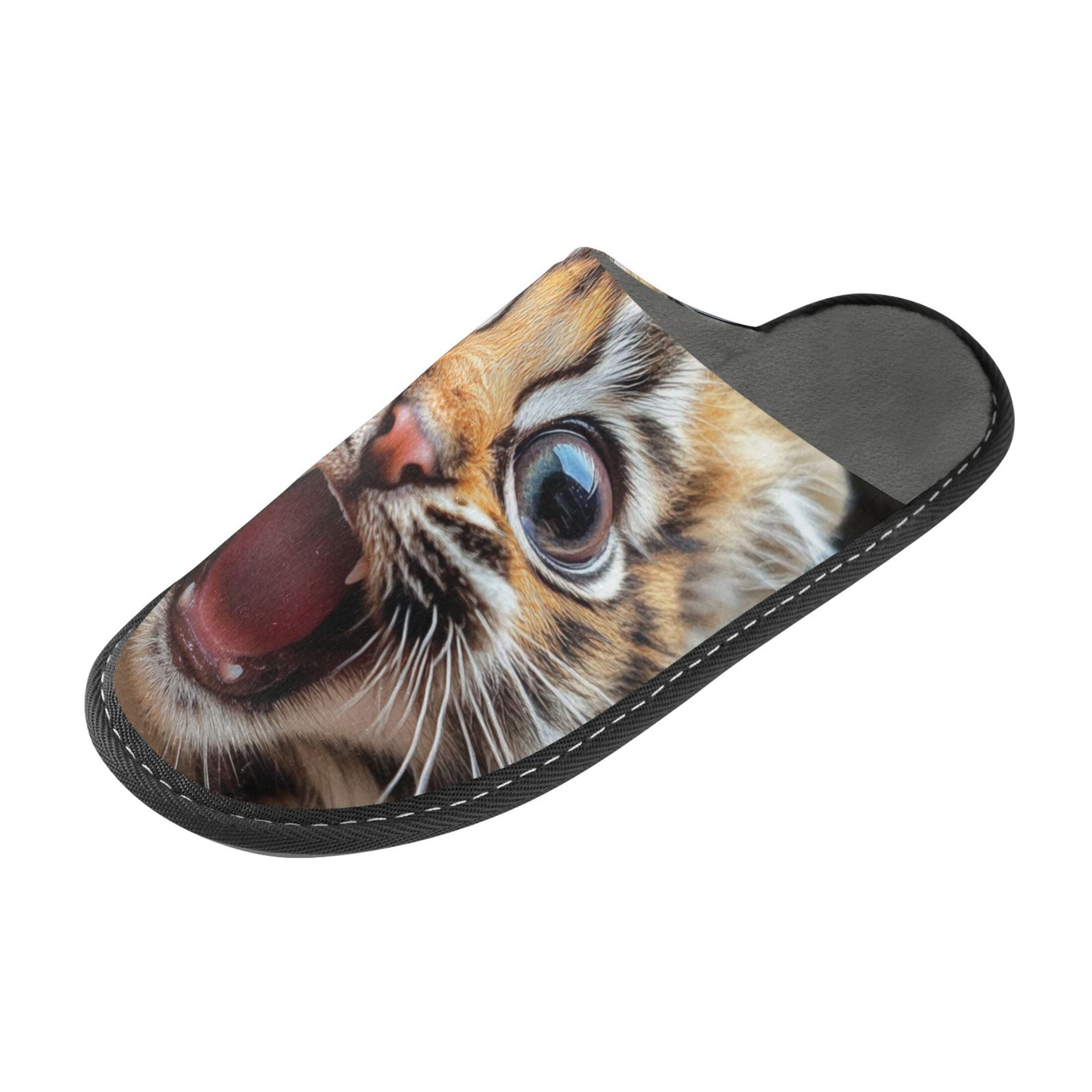 Plush rubber slippers soft gauze slippers with waterproof and wear ...