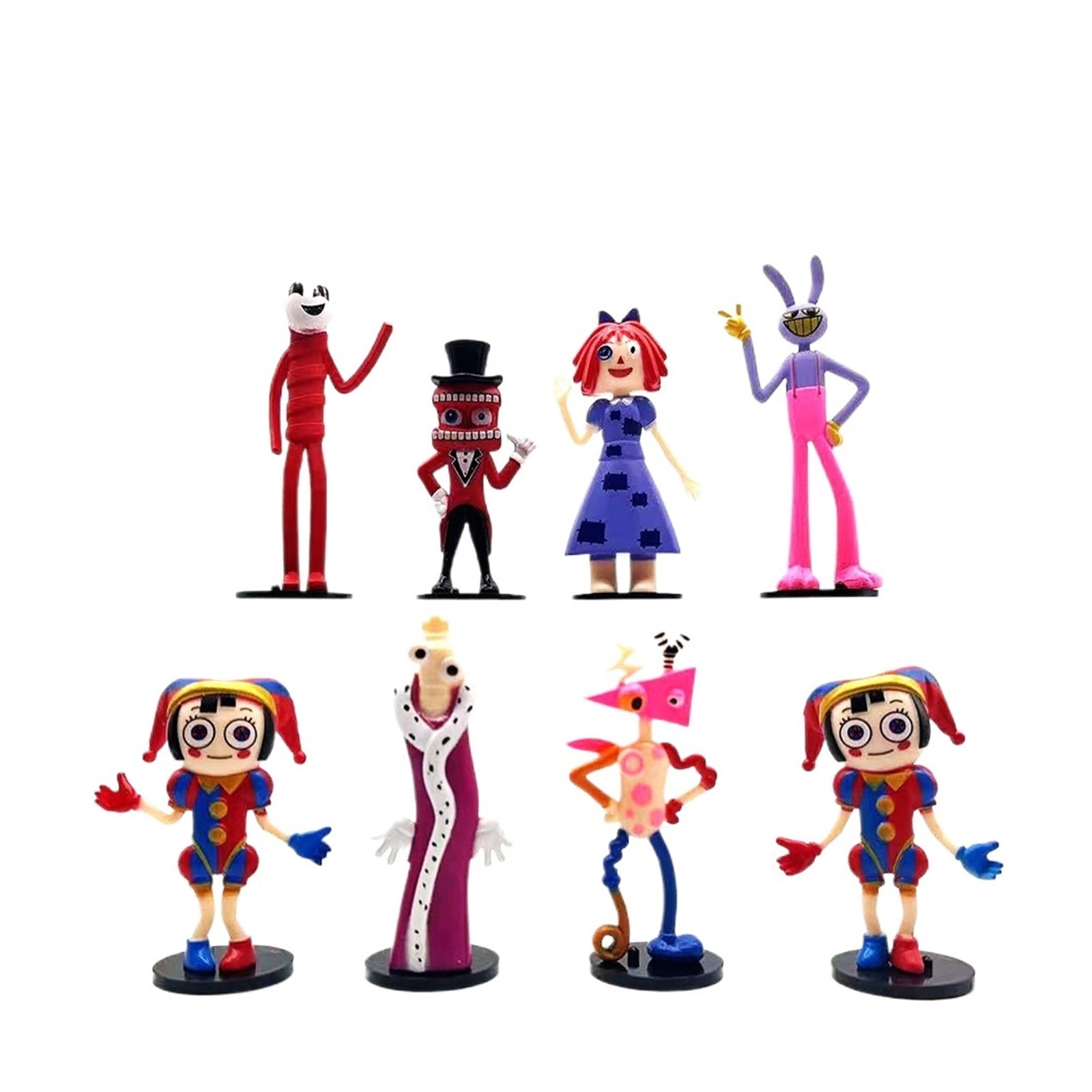 Plush toy 8 Cartoon Character Models PVC Amazing Digital Circus ...