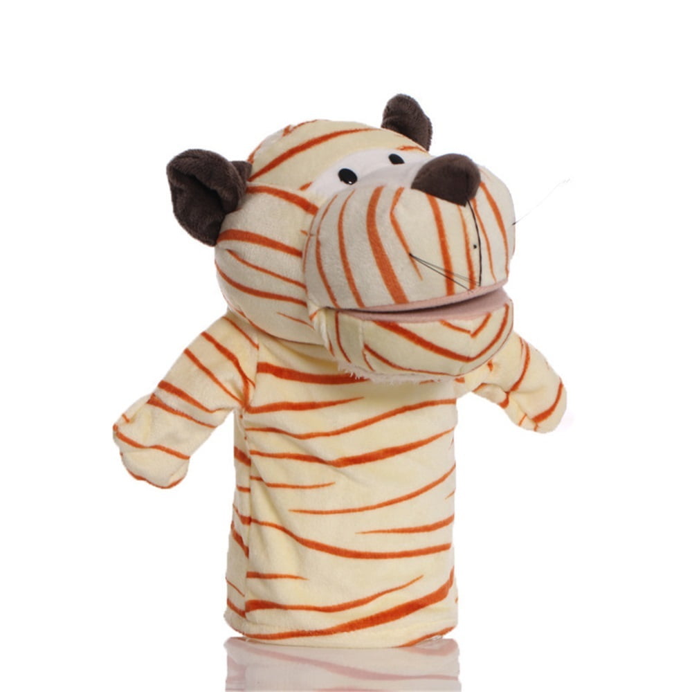 Plush toy hand puppet cartoon animal hand puppet doll mouth - Walmart.com