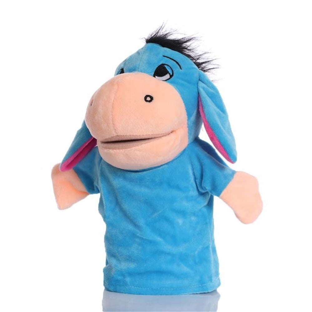 Plush toy hand puppet cartoon animal hand puppet doll mouth - Walmart.com