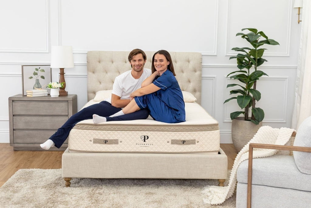 PlushBeds 12" Luxury Bliss Medium-Firm Natural Latex Mattress With ...