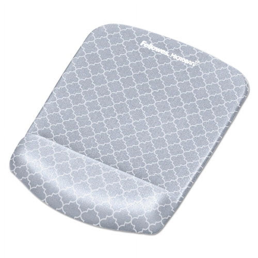 PlushTouch Mouse Pad with Wrist Rest, 7.25 x 9.37, Lattice Design ...