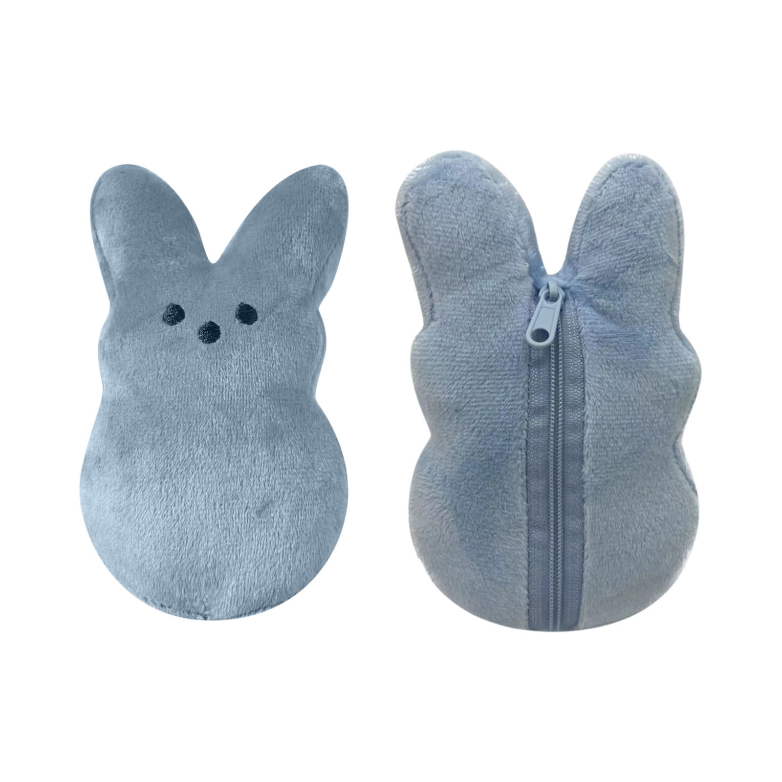 Plushies Animal Plush Soft Plush Bunny Pillow With Zipper Pocket Cute ...