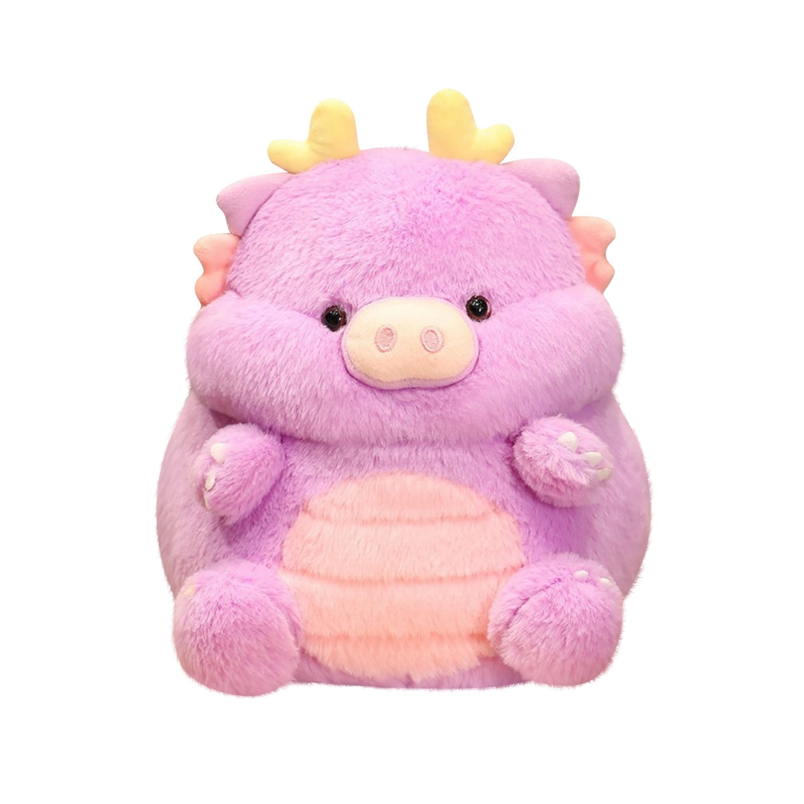 Plushies Plush Toys Adorable Pink Plush Dragon Toy Soft Stuffed Animal ...