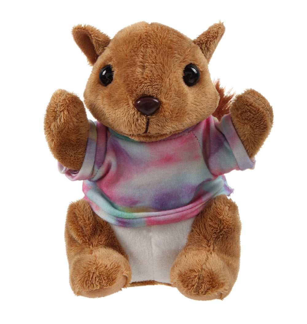 Plushland 8 Inch Floppy Squirrel with Tee Plush Stuffed Animal ...