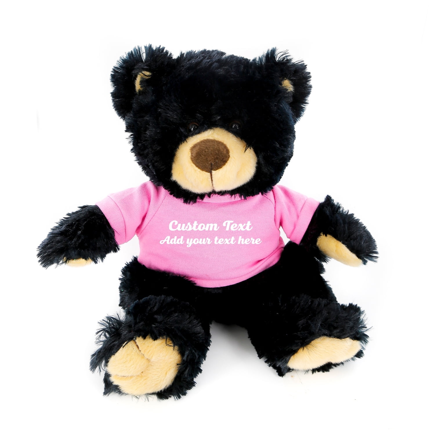Made By Aliens Noah Black Bear 12 Inch, Stuffed Animal Personalized ...