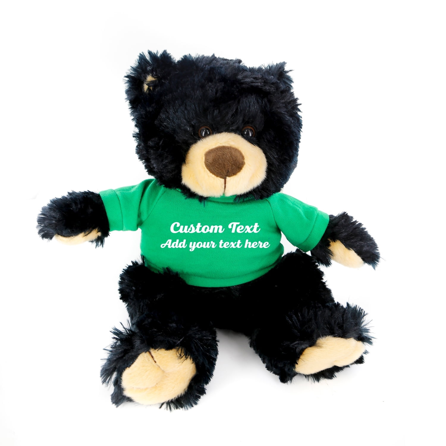 Made By Aliens Noah Black Bear 12 Inch, Stuffed Animal Personalized ...