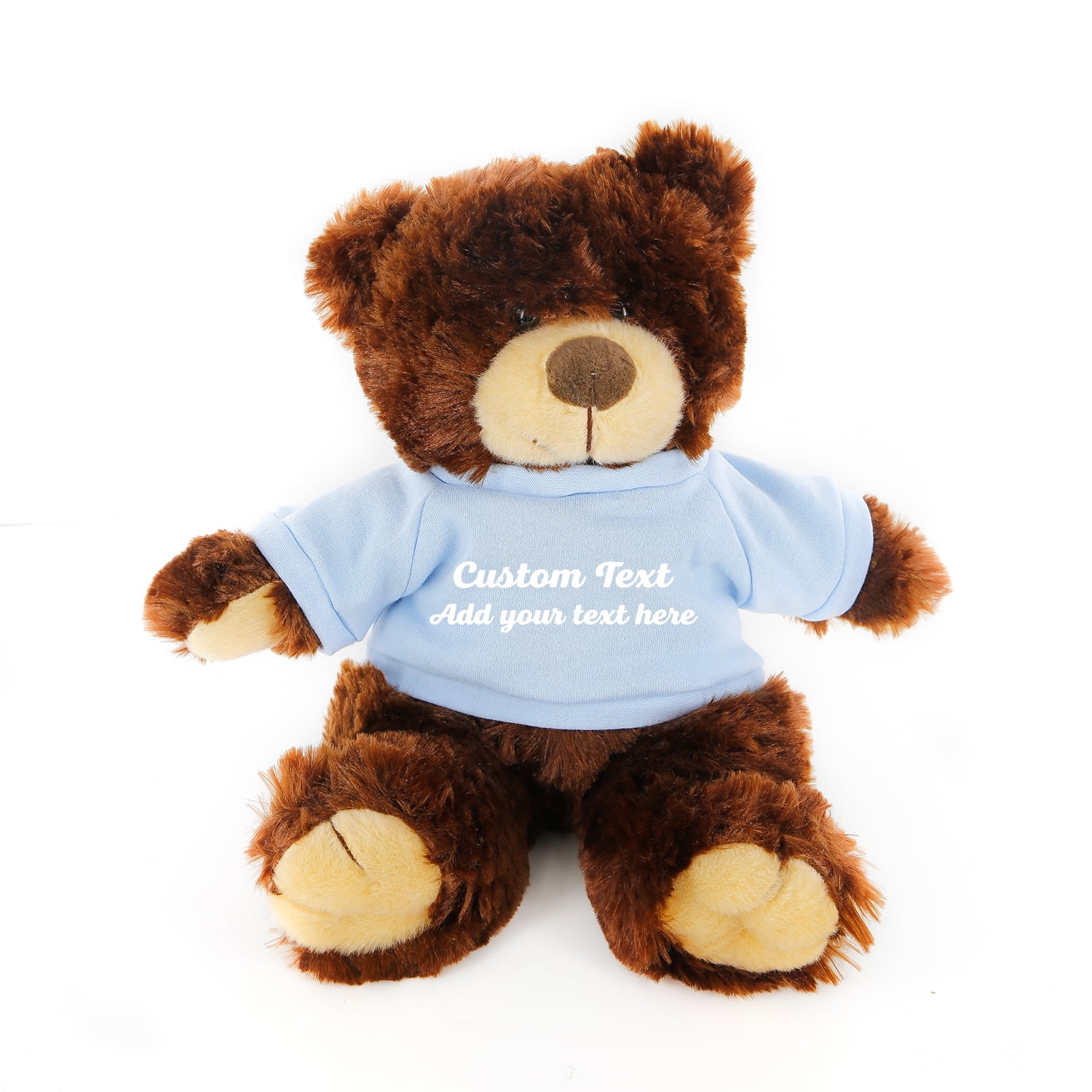 Plushland Chocolate Noah Teddy Bear 12 Inch, Stuffed Animal ...