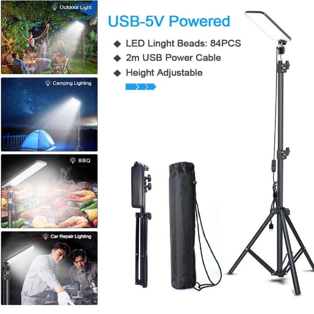 Plusley Portable Camping Light LED Work Lights with Adjustable ...