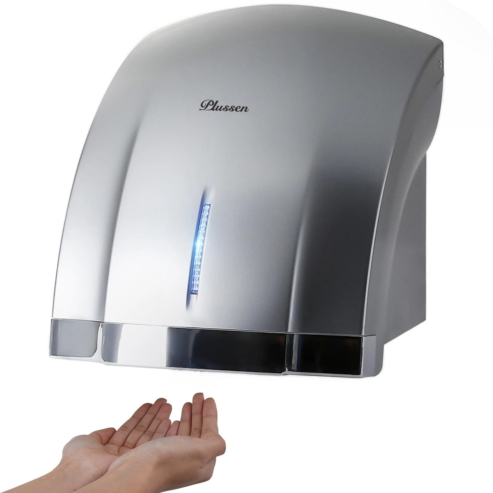 Plussen Commercial 1800W High-Speed Electric Hand Dryer Infrared Wall ...