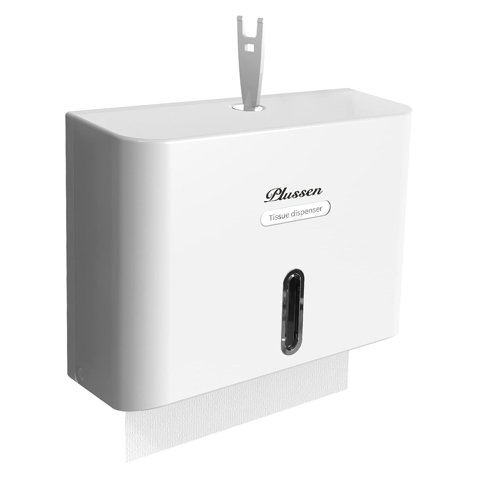 Plussen Paper Towel Dispenser Wall-Mounted Multi-Fold Tissue Ample ...