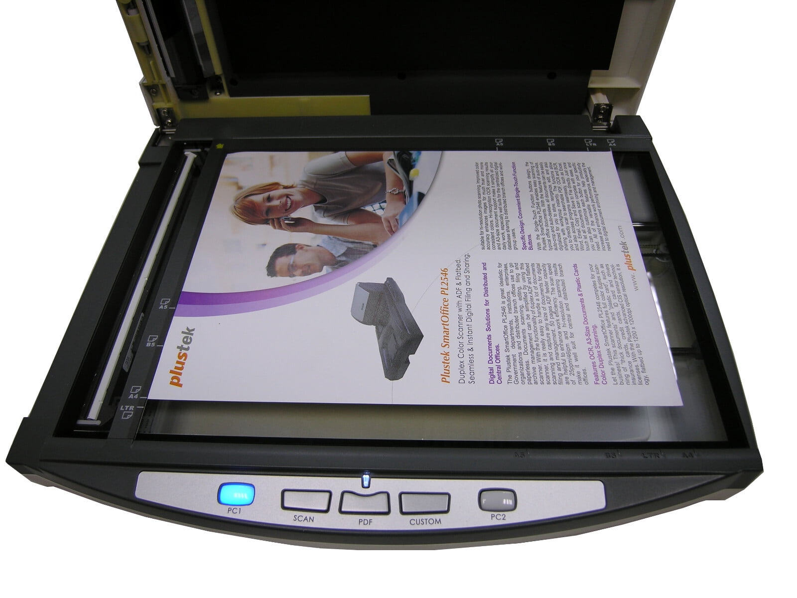 Plustek PL1530 versatile flatbed scanner with Automatic Document Feeder ...
