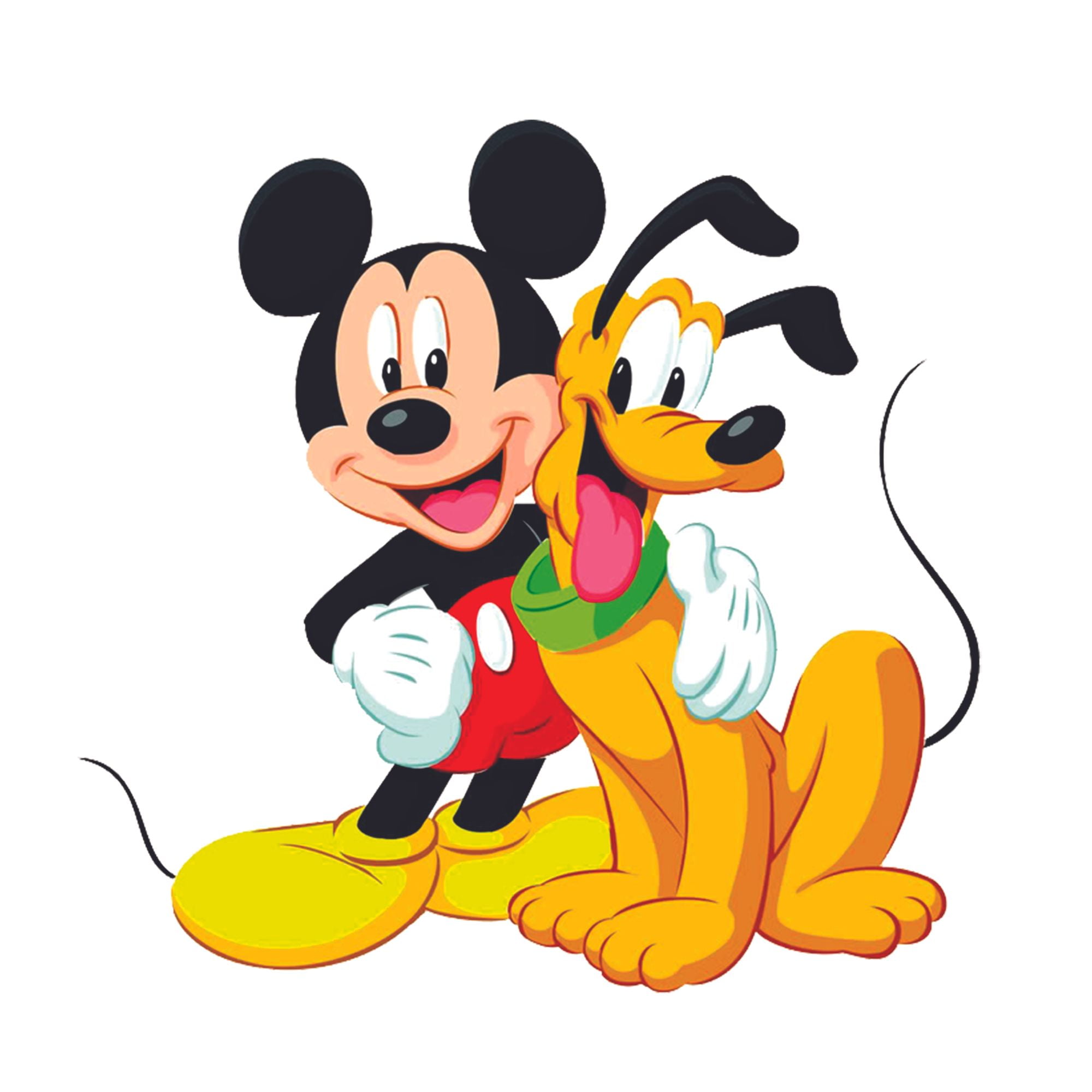 Pluto and Cartoon Characters Decors Wall Sticker Art Design Decal for ...