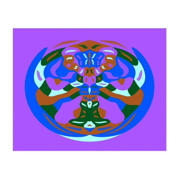 Pluto - Digital Art Abstract Geometric Modern Art Psychedelic ...