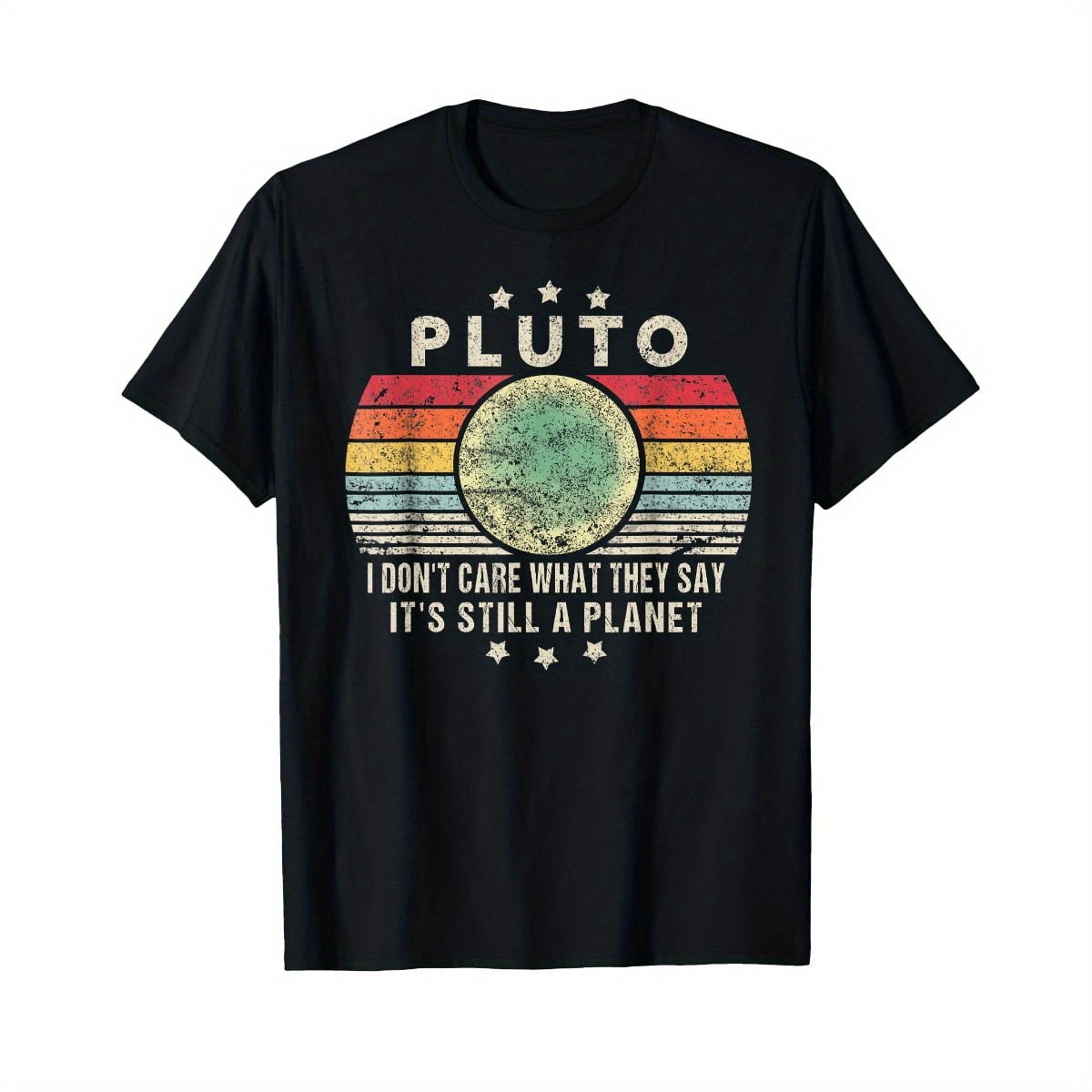 Pluto Is Still A Planet Retro Style Funny Science T-Shirt - Walmart.com