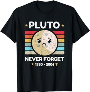Pluto Never Forget 2006 1930 funny humor T-Shirt - Walmart.com