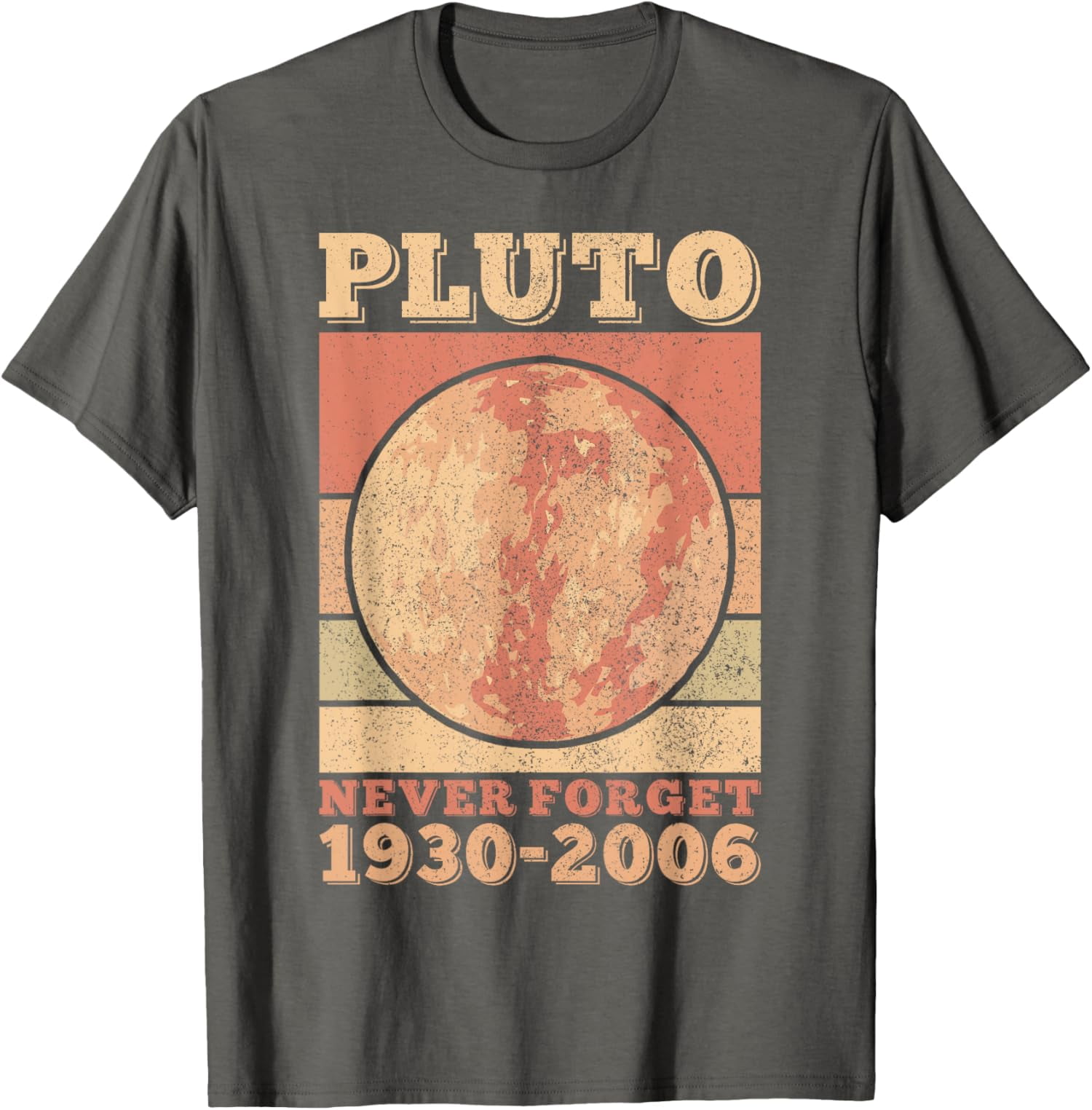 Pluto Never Forget Tee - Honoring 1930-2006 Funny Science Gift for ...