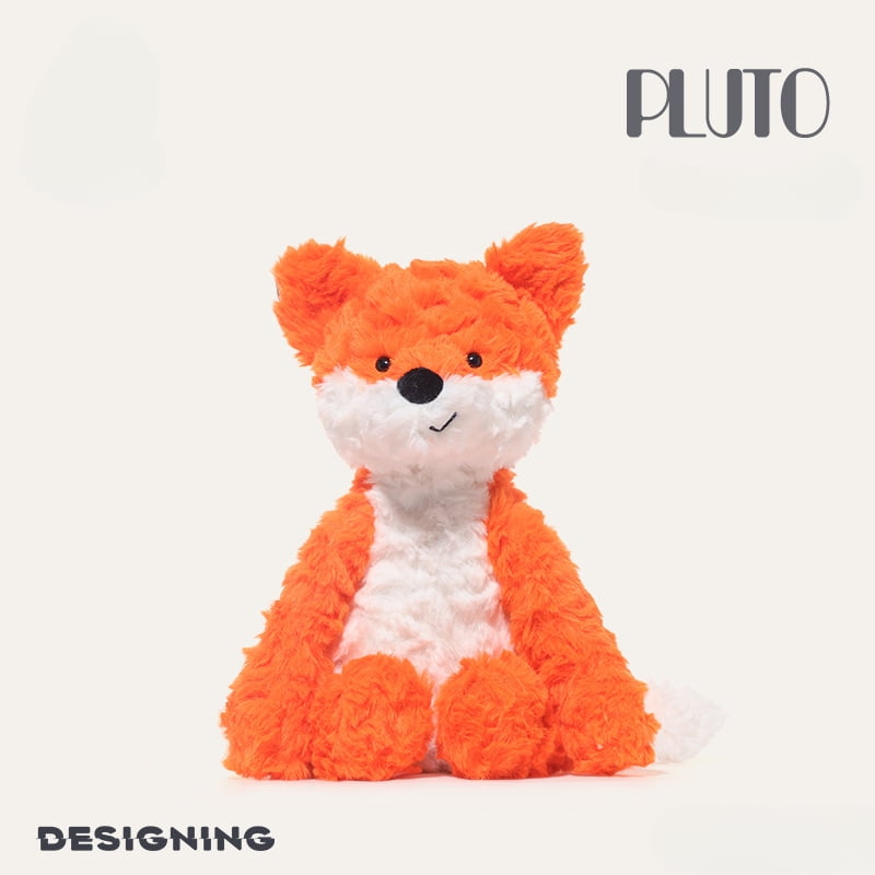 Pluto Series Plush Toys - Border Collie, Fox, and Panda Stuffed Animals ...