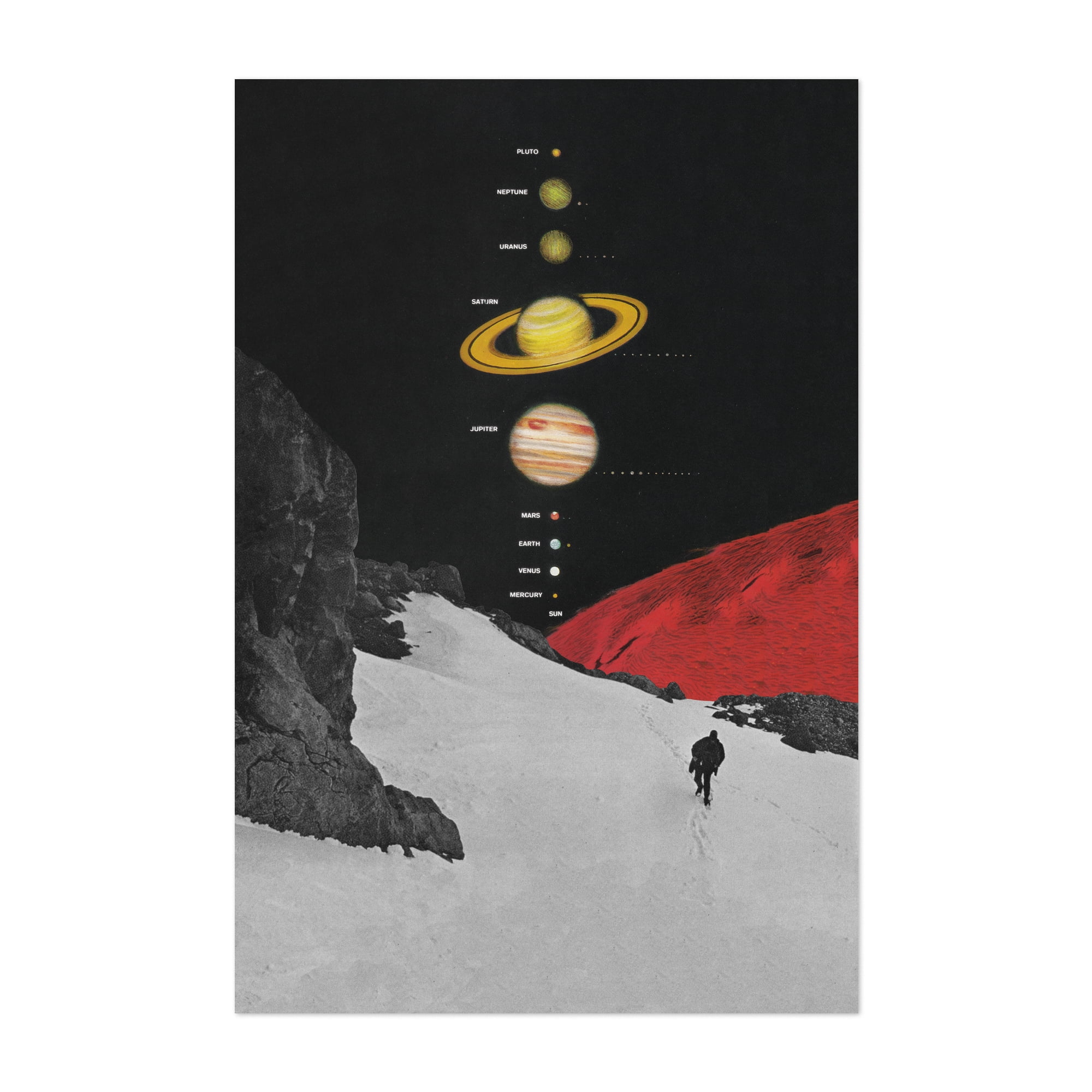 Pluto and the Solar System - Zermatt Valais Switzerland Collage Space ...