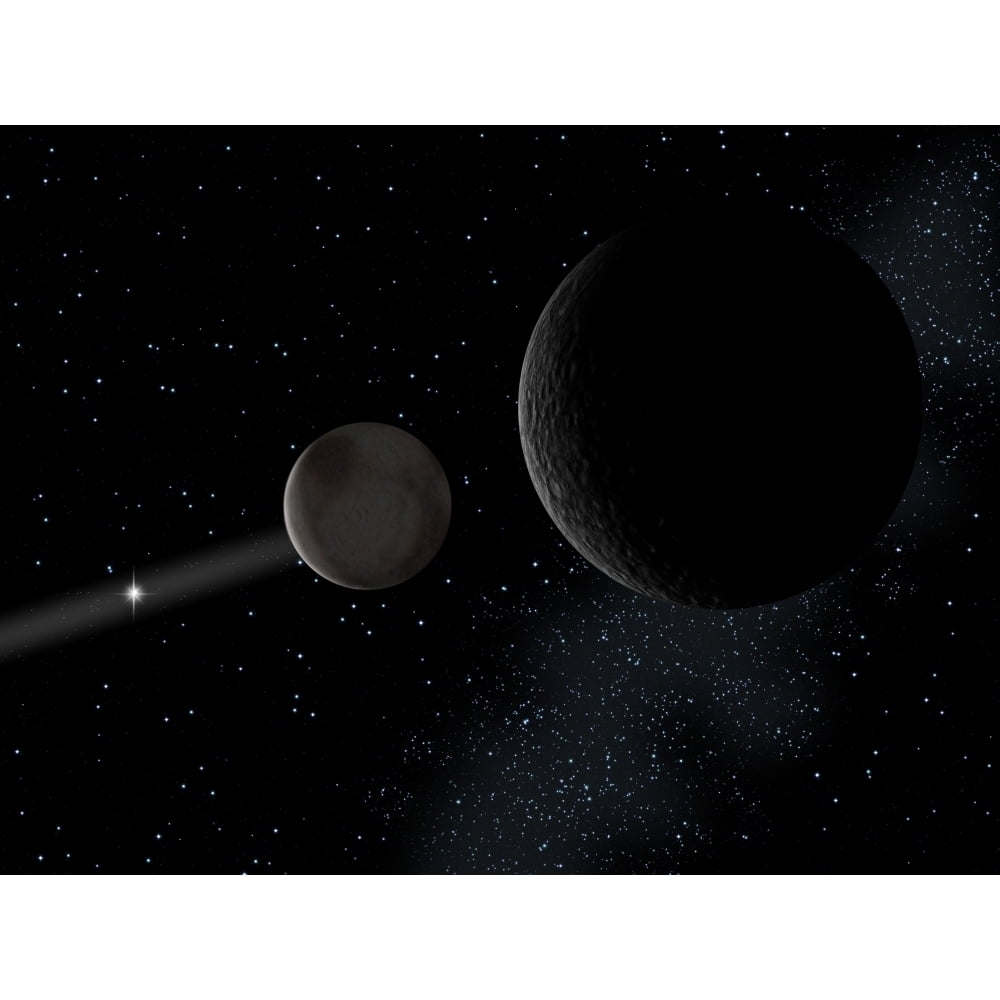 Pluto and its moon Charon lie at the frontier of the solar system ...