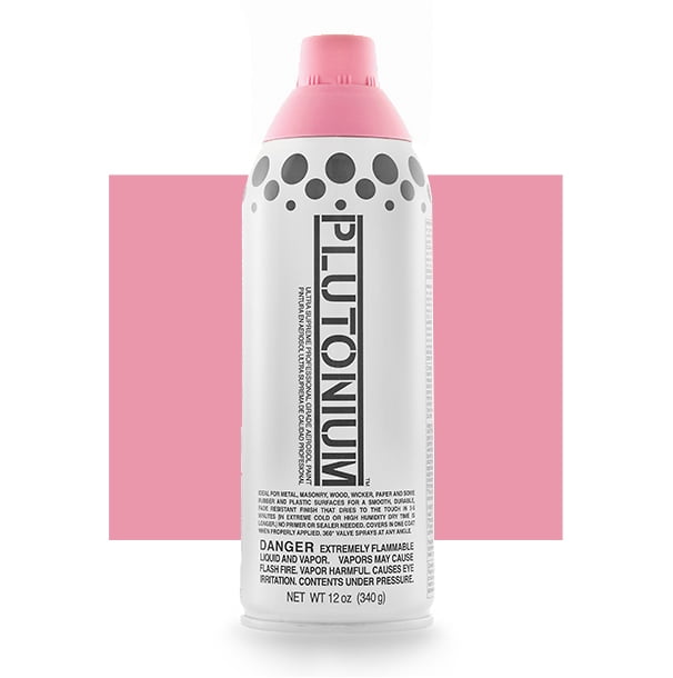 Plutonium 20110US Manko-Pink Satin 12oz Spray Paint, Industrial Grade ...