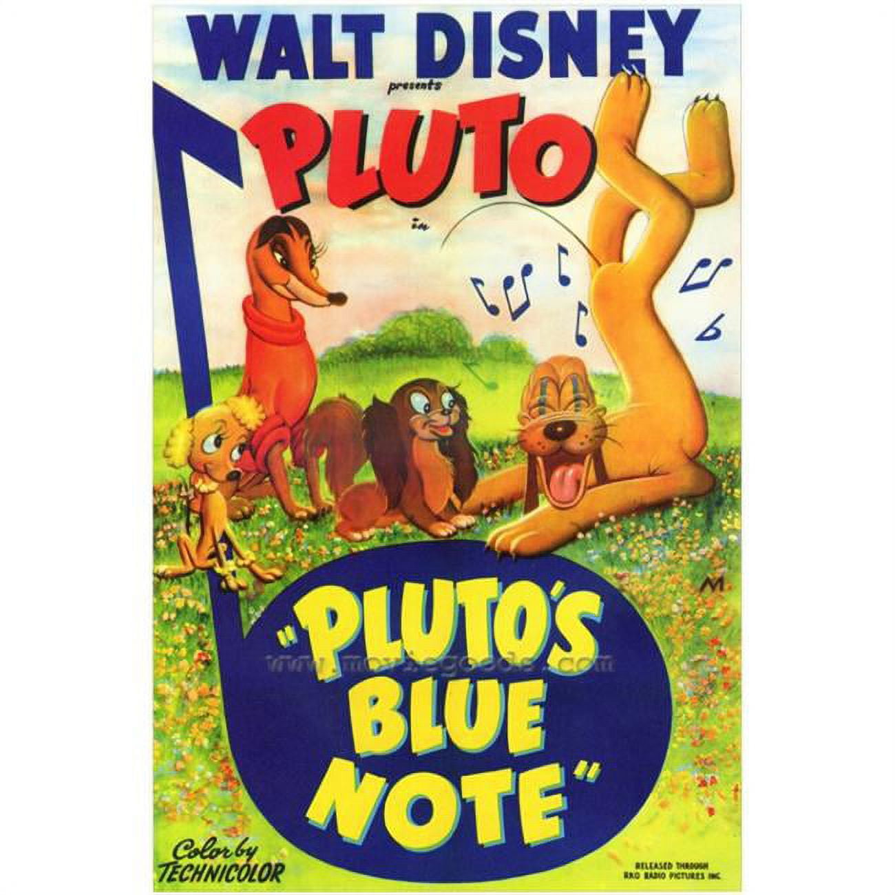 Plutos Blue Note Movie Poster - 27 x 40 in. - Walmart.com