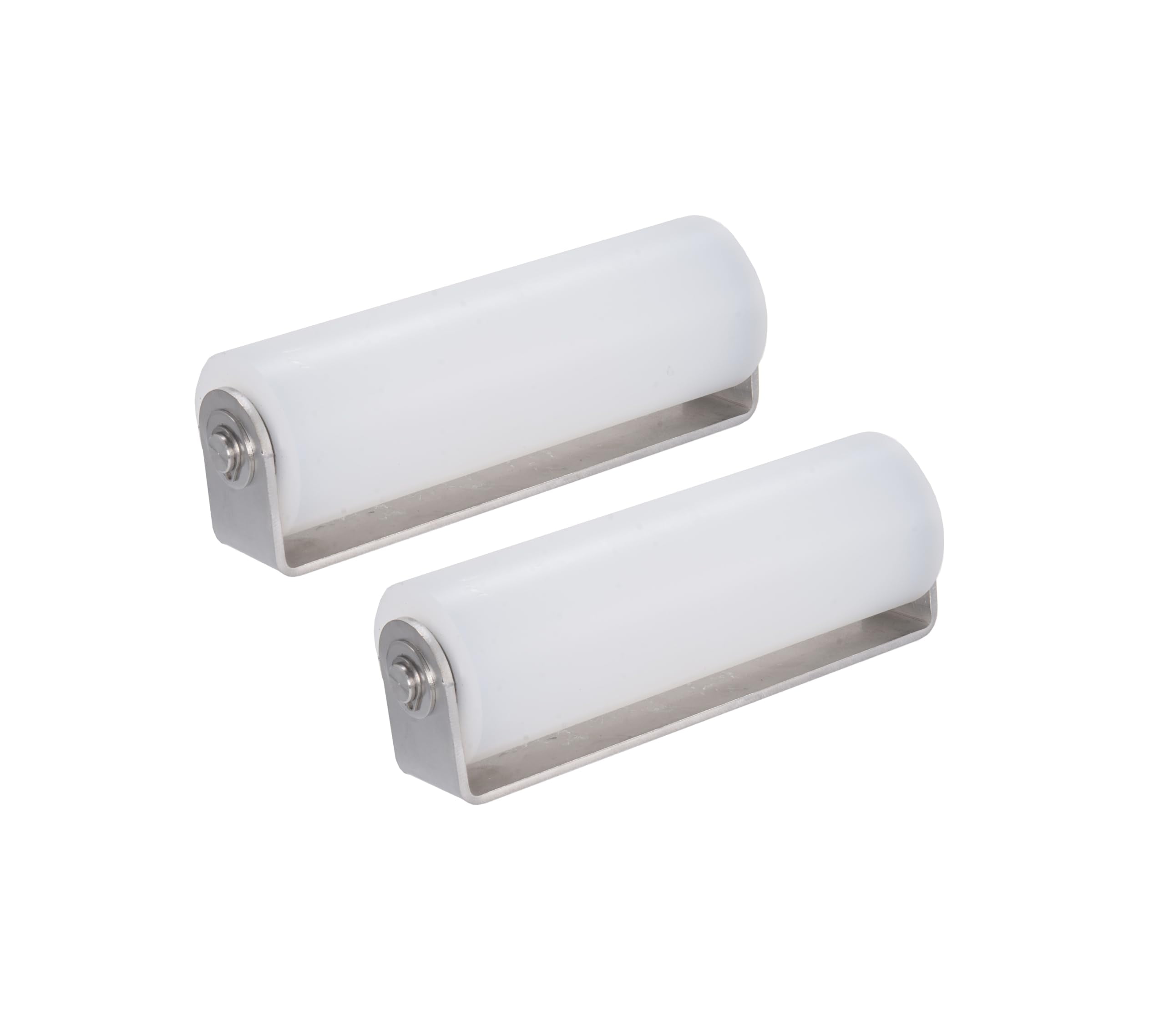 Plutreas Slide Gate Guide Roller 2Pcs Nylon Rolling Gates Guider with C ...