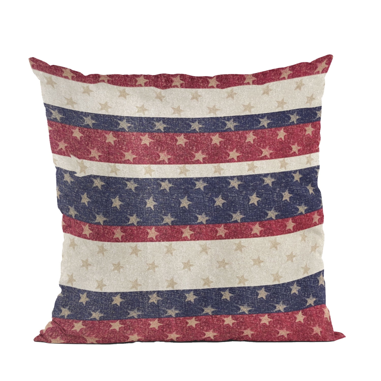 Plutus Stars and Stripes Handmade USA Flag Pillow - Walmart.com