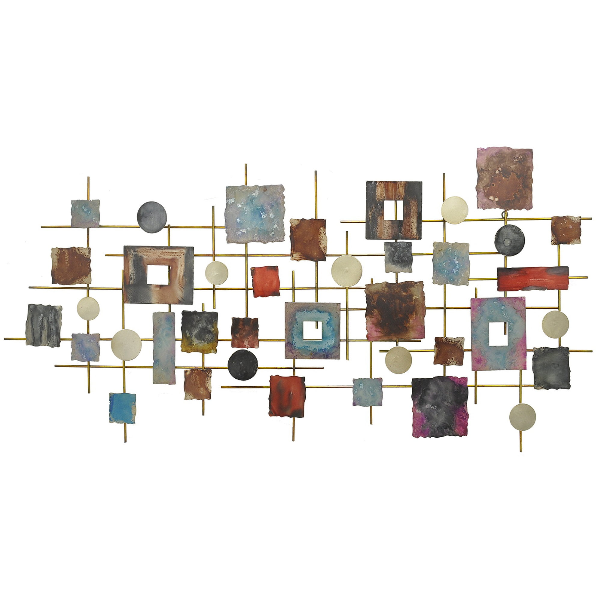 Plutus Modern Contemporary Metal Wall Decor - Walmart.com