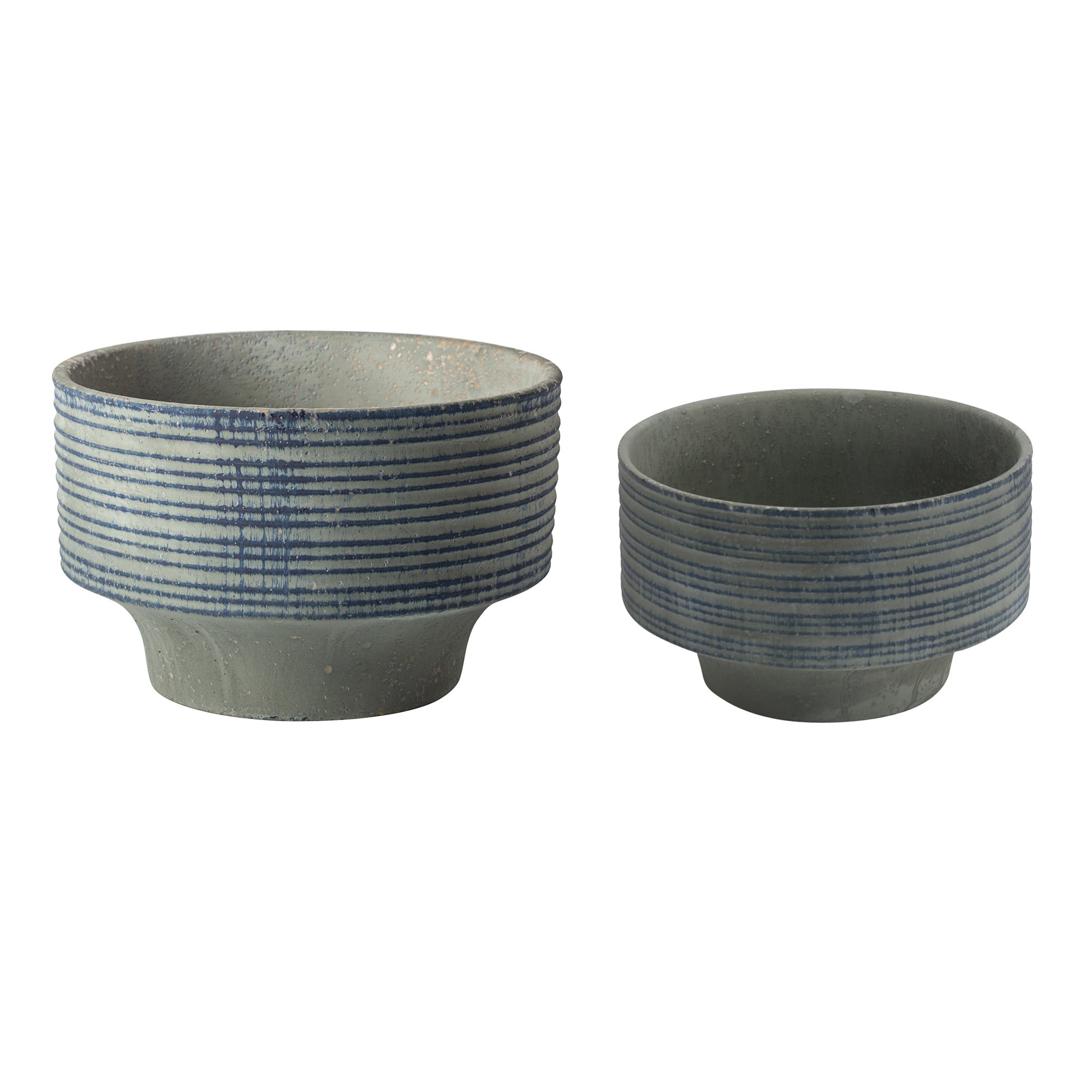 Plutus Brands Planter in Blue Porcelain Set of 2 - Walmart Business ...