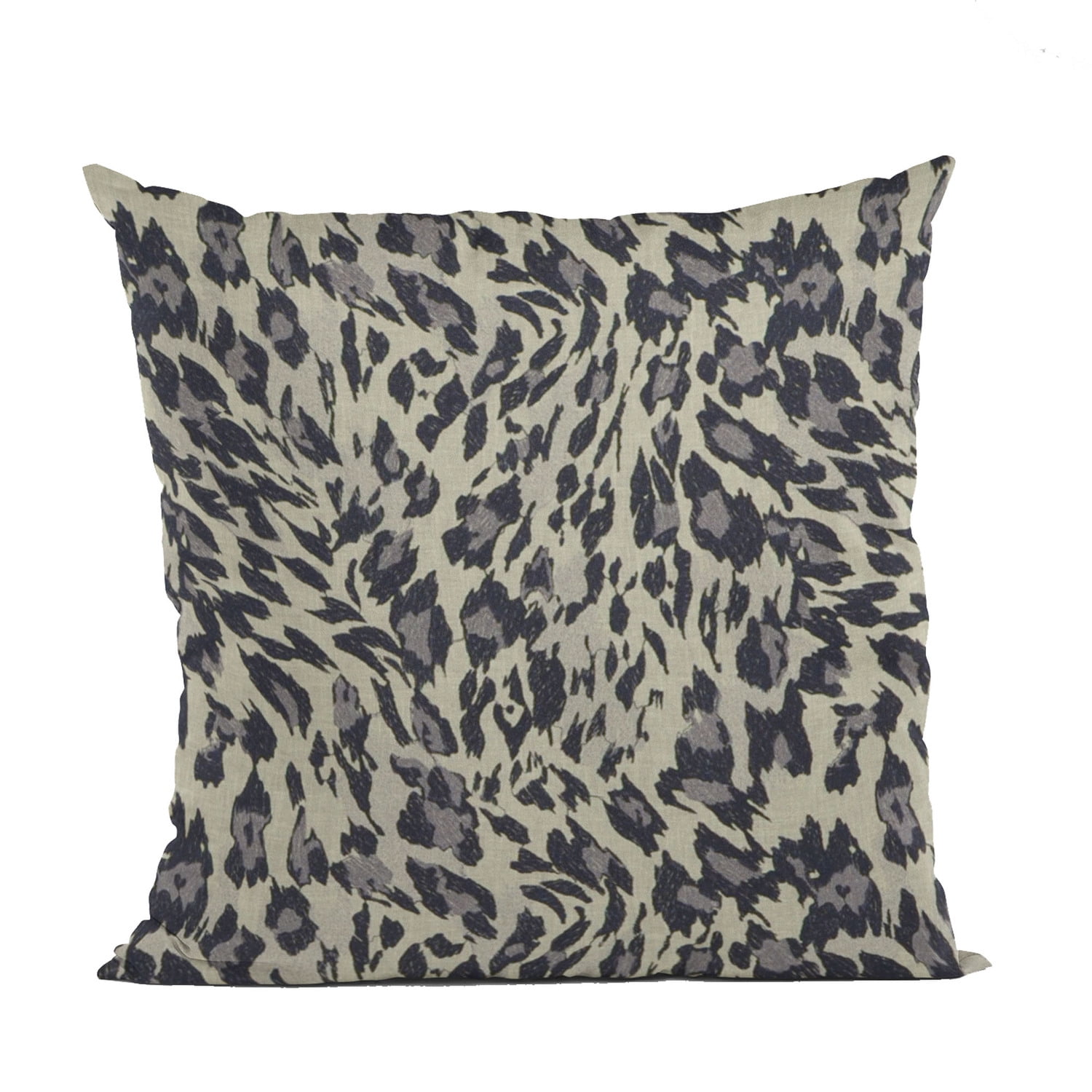 Plutus Brands Plutus Granite Cheetah Embroydery Luxury Throw Pillow ...